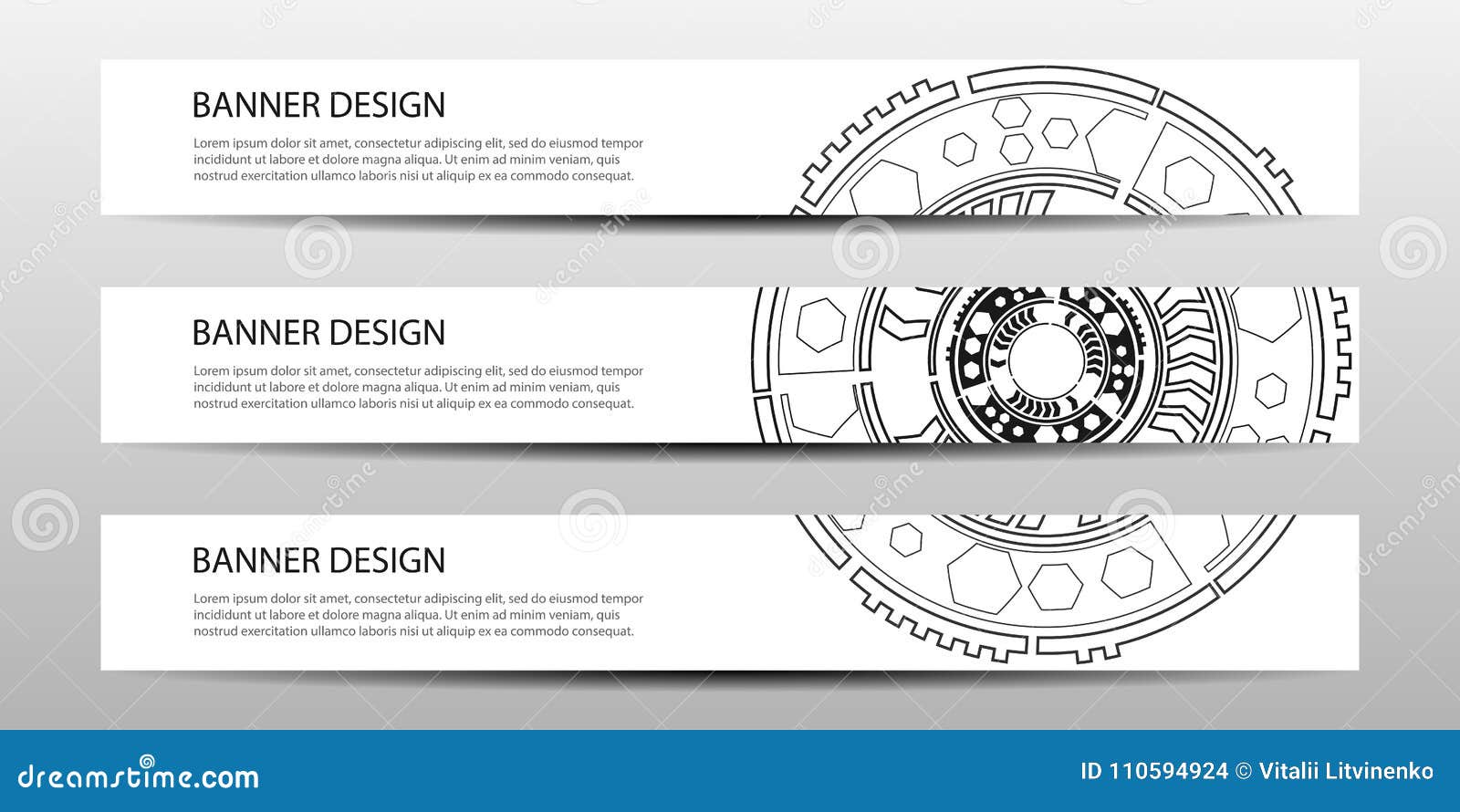 Abstract Vector Modern Banner Annual Report Design Templates Future ...