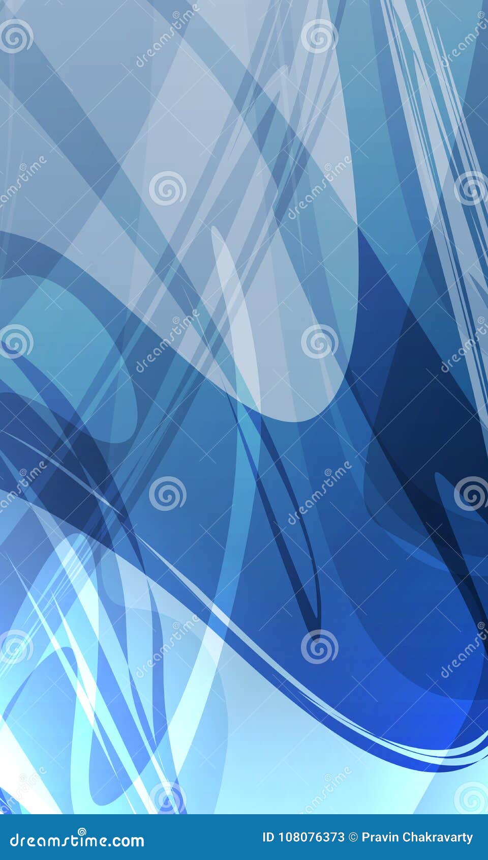 Blue Shaded Wavy Background, Wallpaper, Vector Illustration Stock ...