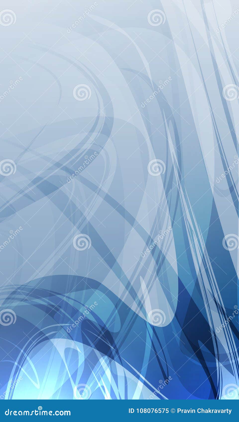Blue Shaded Wavy Background. Stock Vector - Illustration of blurry ...