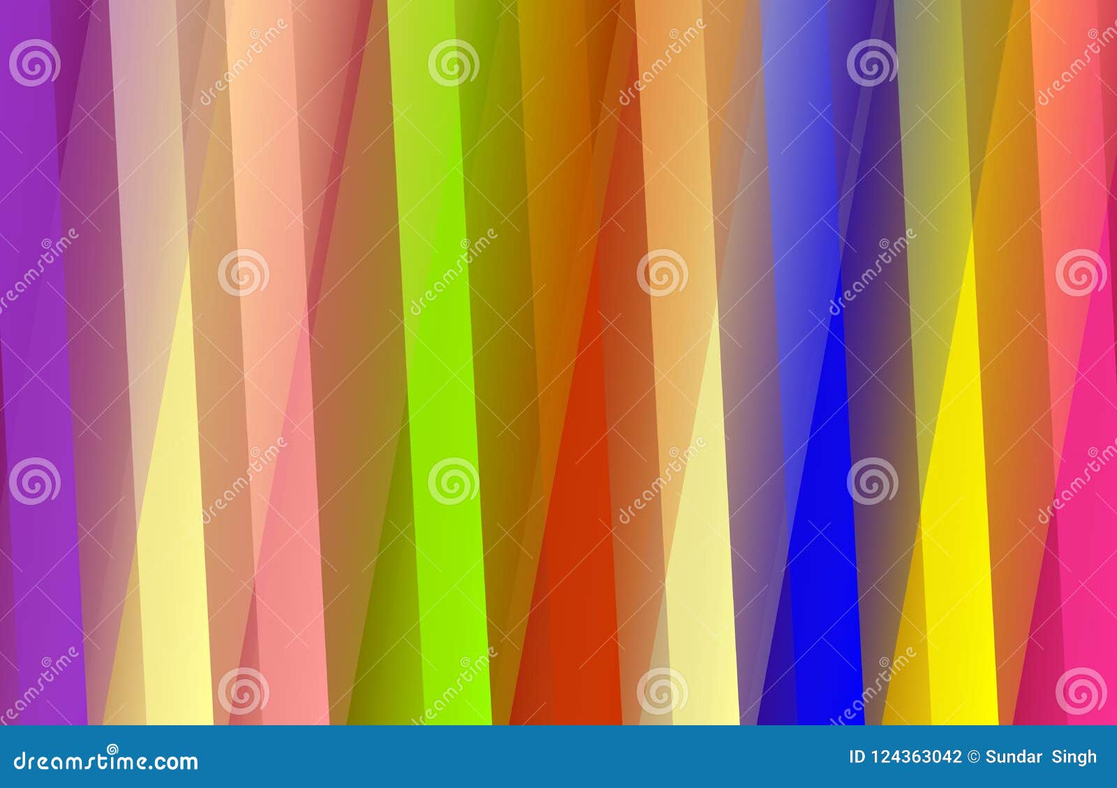 Abstract Vector Multicolored Shaded Wavy Background with Bubbles ...