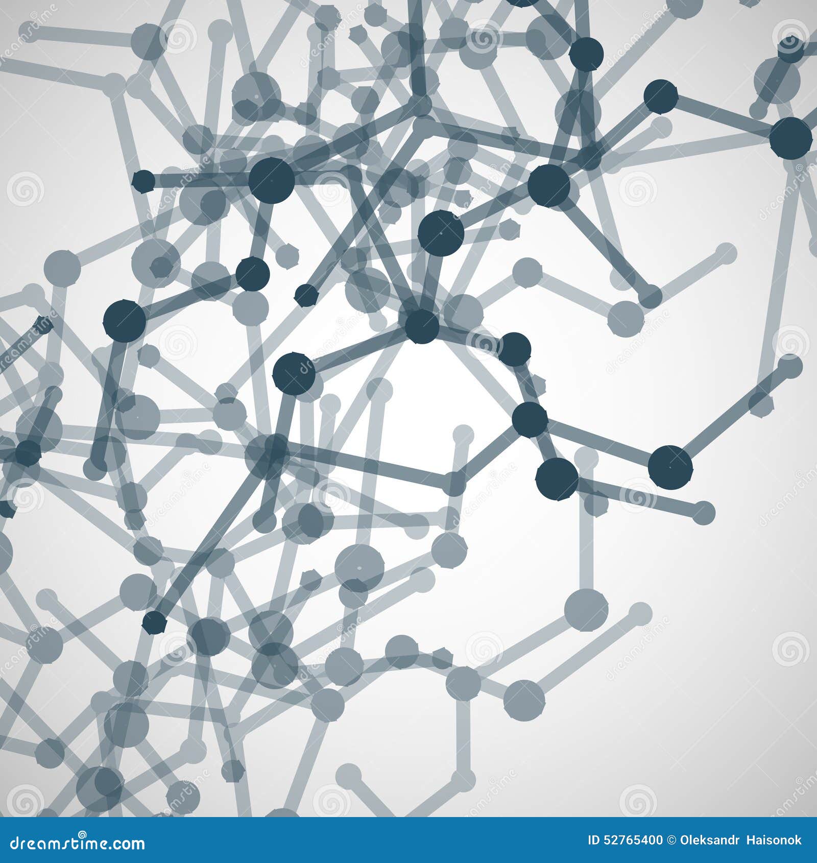 Abstract Vector Network on a Light Background Stock Vector ...