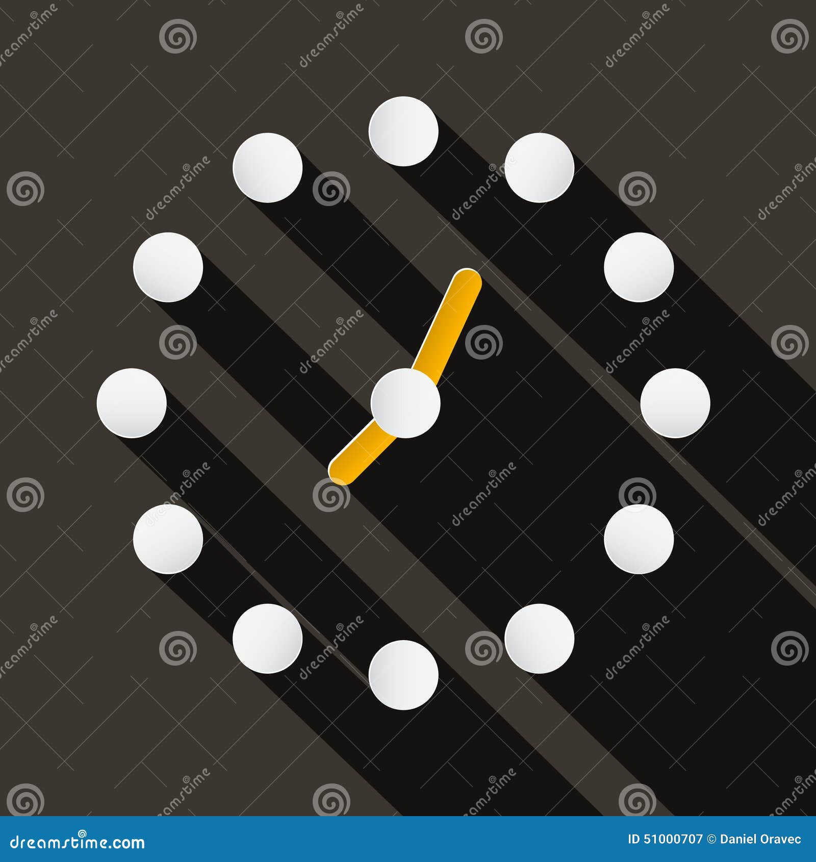 Abstract Vector Paper Circle Clock Face Illustration Stock Illustration ...