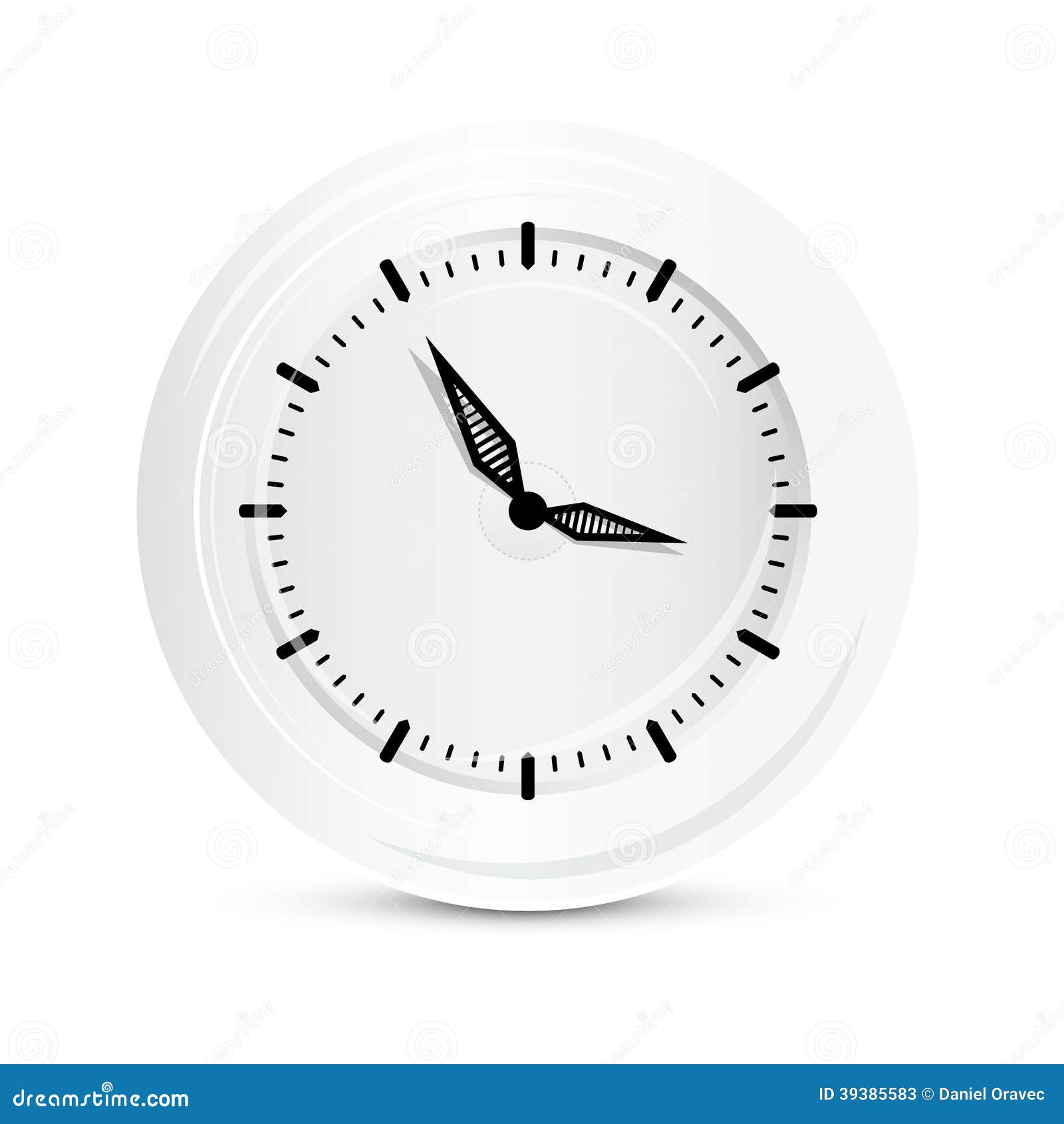 Abstract Vector Paper Clock Stock Vector - Illustration of home, glass ...