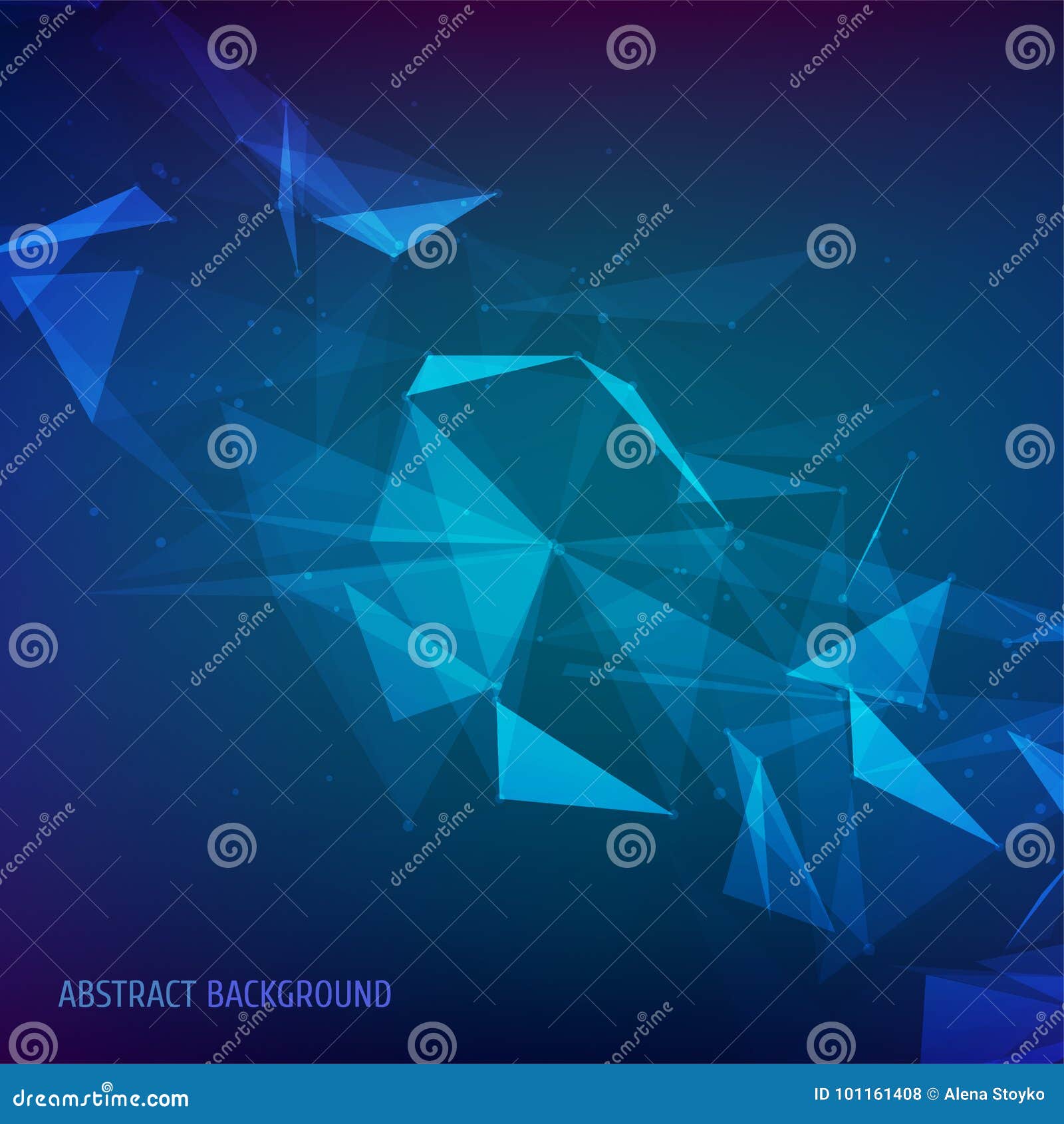 Abstract Vector Particles and Lines. Stock Vector - Illustration of ...