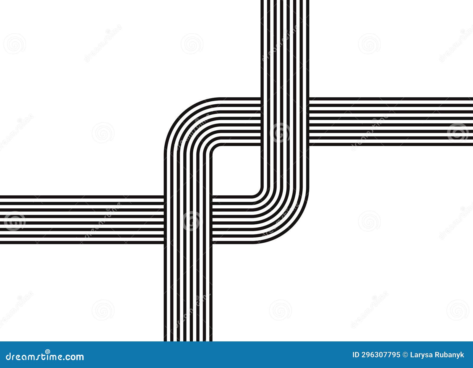 Abstract Vector Pattern of Black Parallel Lines on a White Background ...