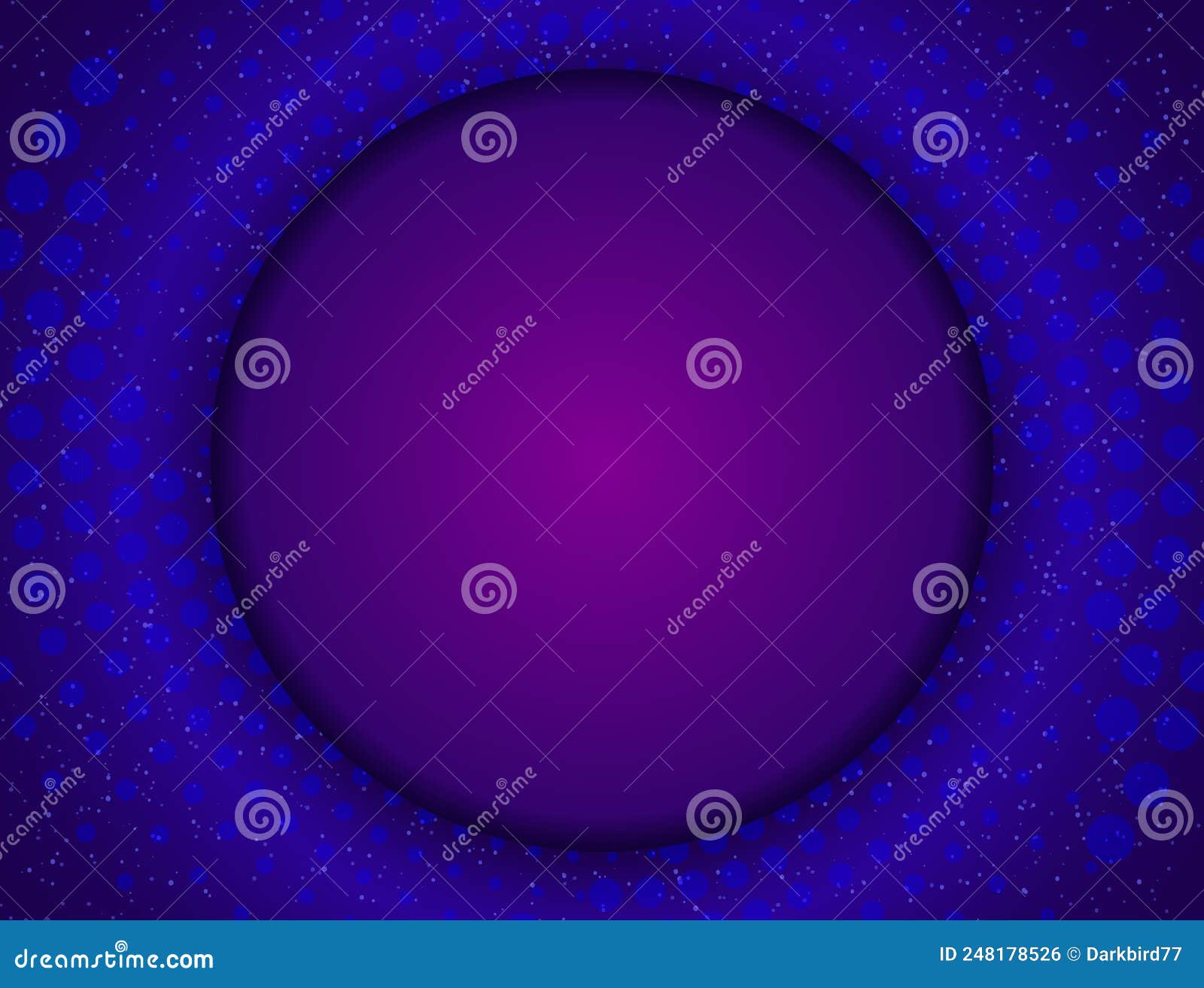 Abstract Vector Pattern Blue Shining Dots Background Illustration with ...