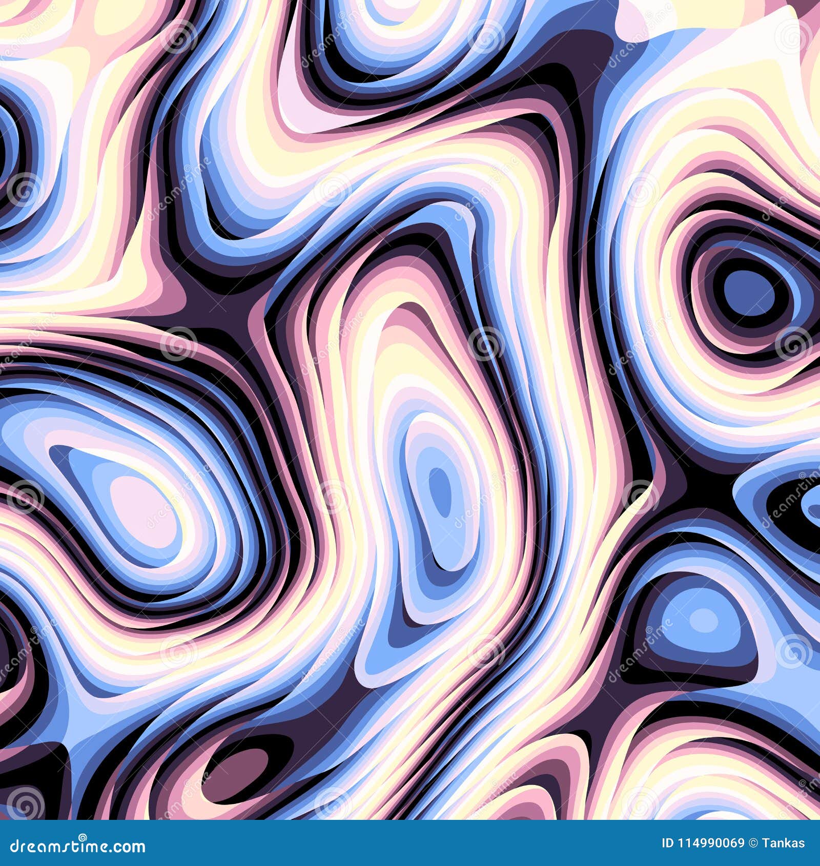 Abstract Psychedelic Vector Background. Stock Vector - Illustration of ...