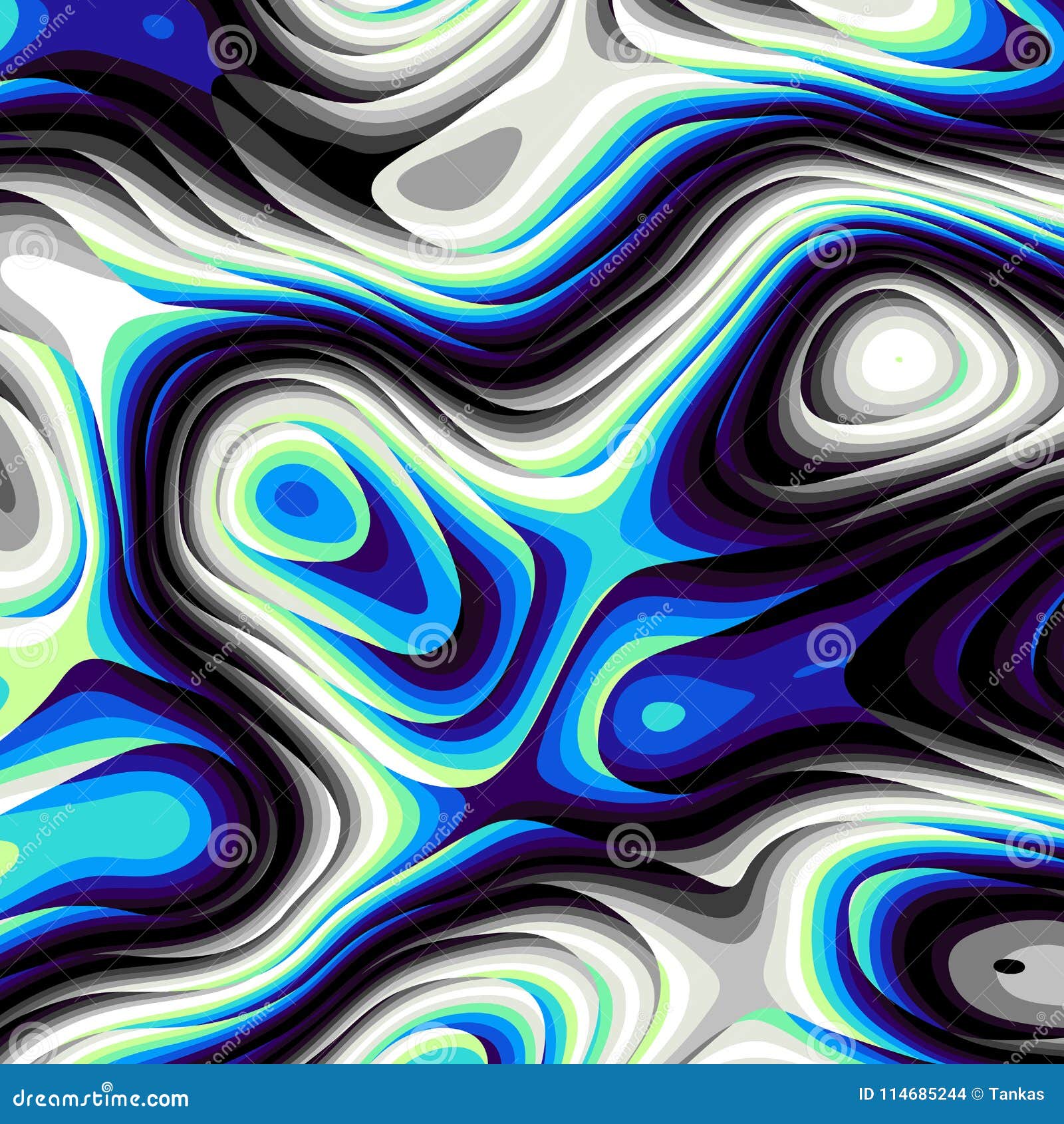 Abstract Psychedelic Vector Background. Stock Vector - Illustration of ...