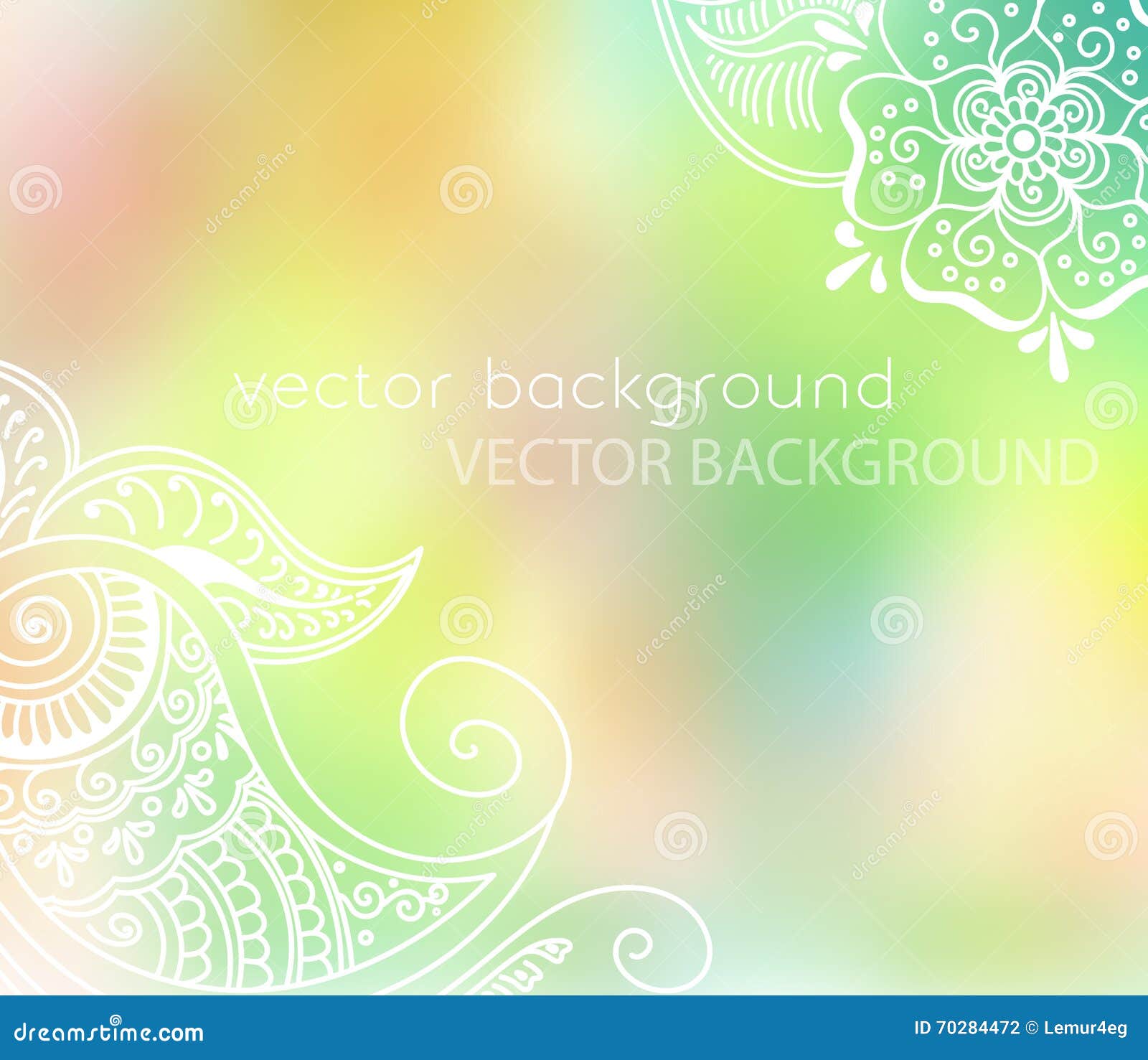 Abstract Vector Pattern of a Tattoo Henna Stock Vector - Illustration ...