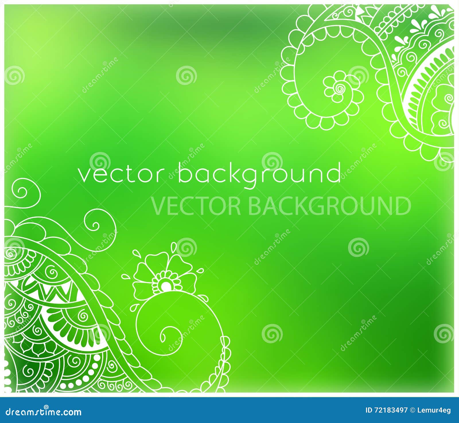 Abstract Vector Pattern of a Tattoo Henna Stock Vector - Illustration ...