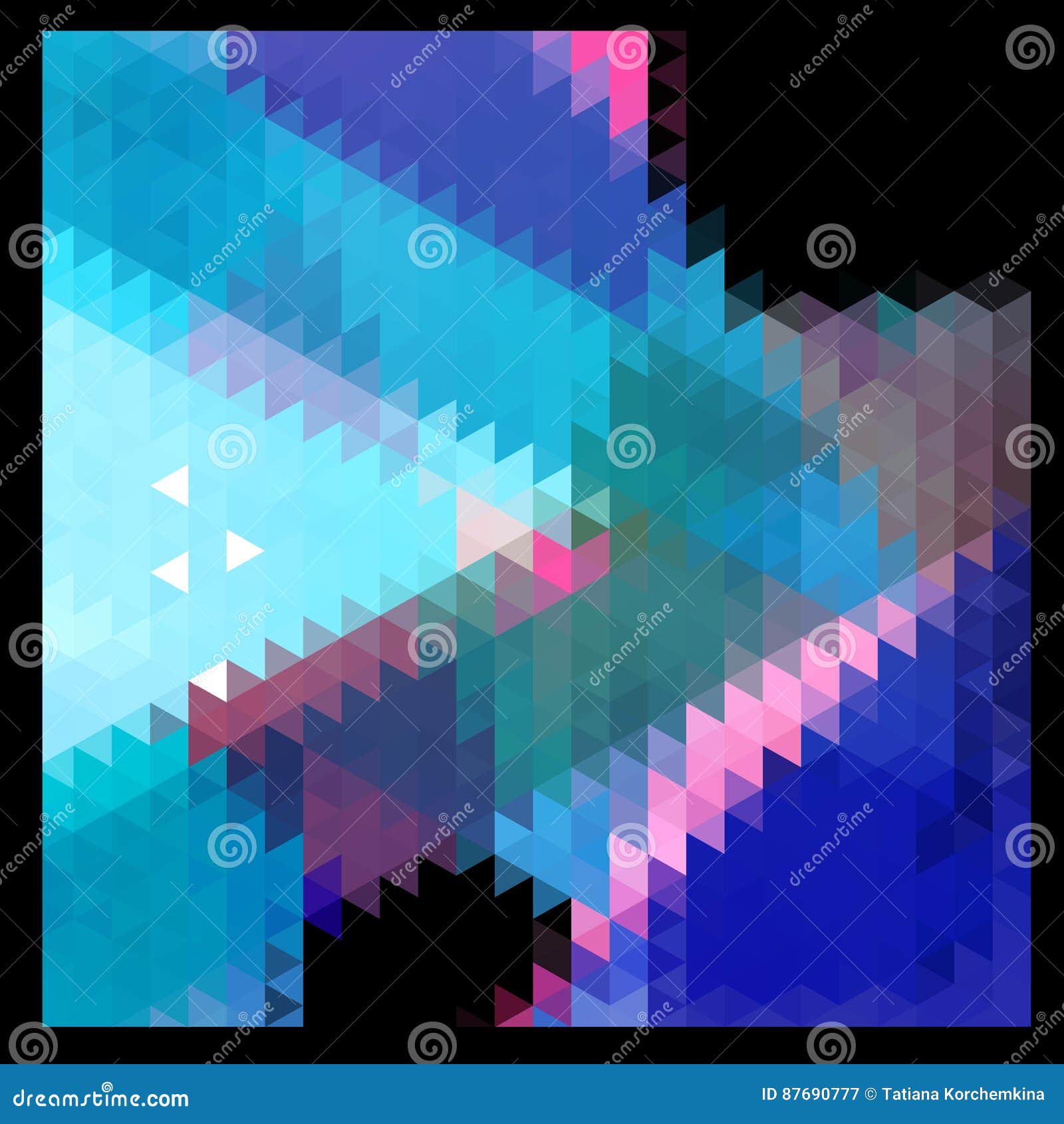 Abstract Vector Polygons Background Stock Vector - Illustration of ...