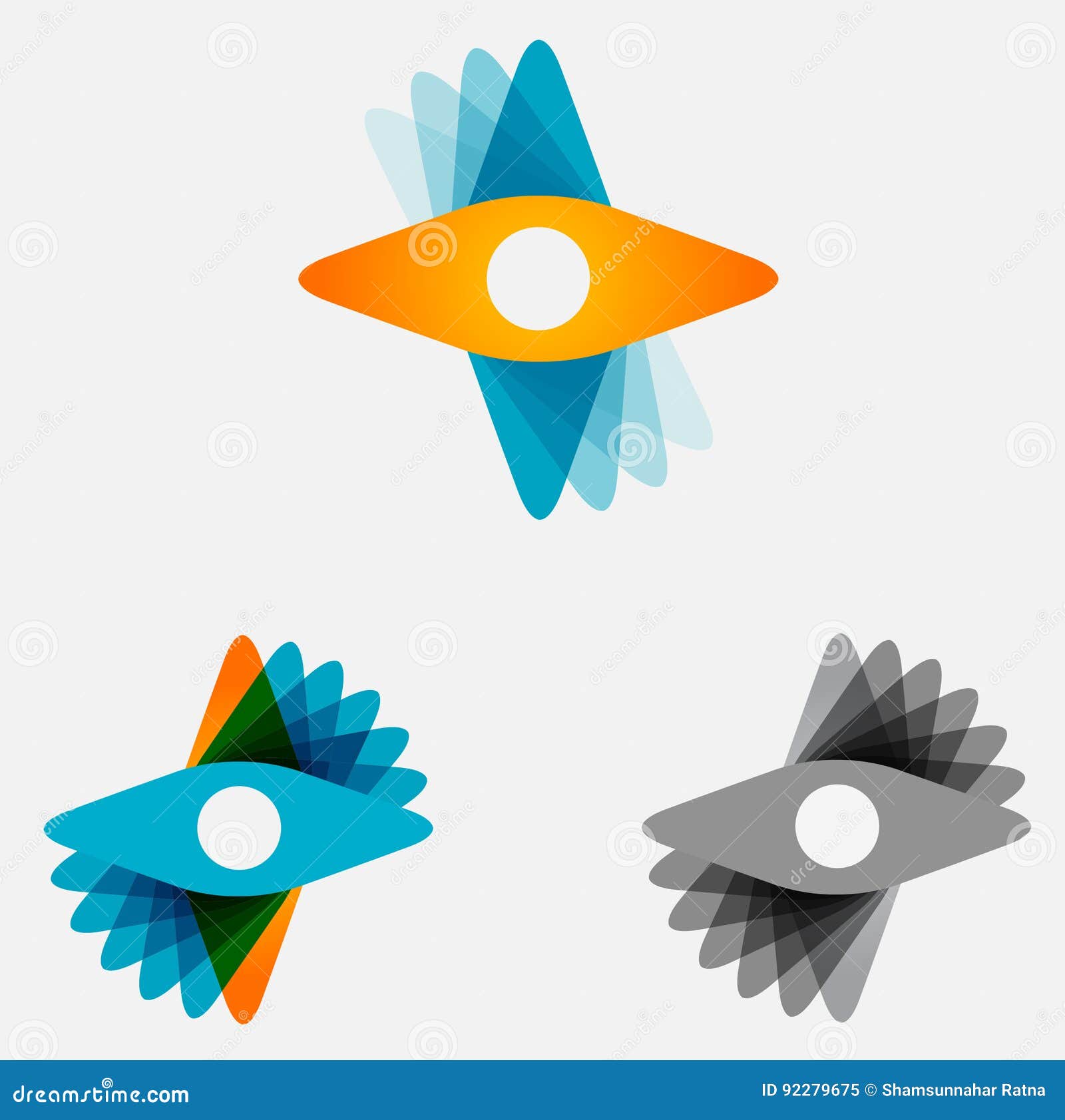 Abstract Vector Propeller or Star Logo Icon. Stock Vector ...