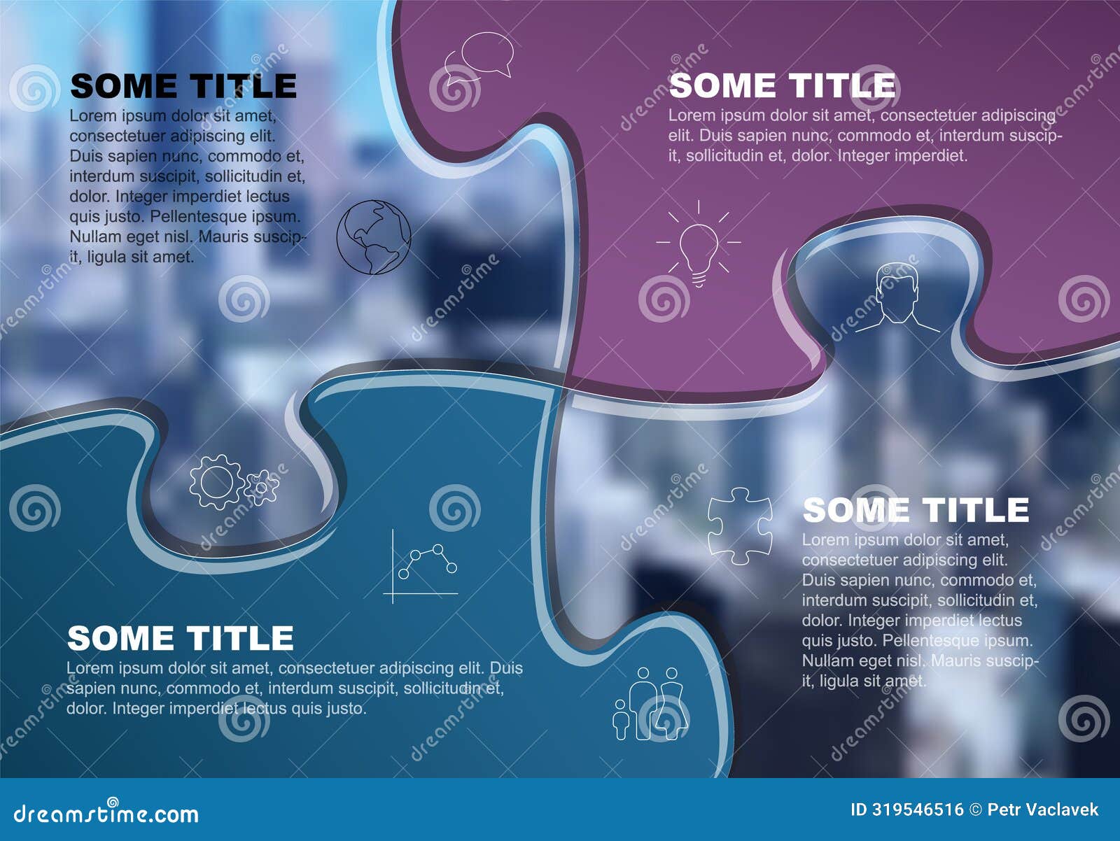 Abstract Vector Puzzle Solution Background | CartoonDealer.com #319546516