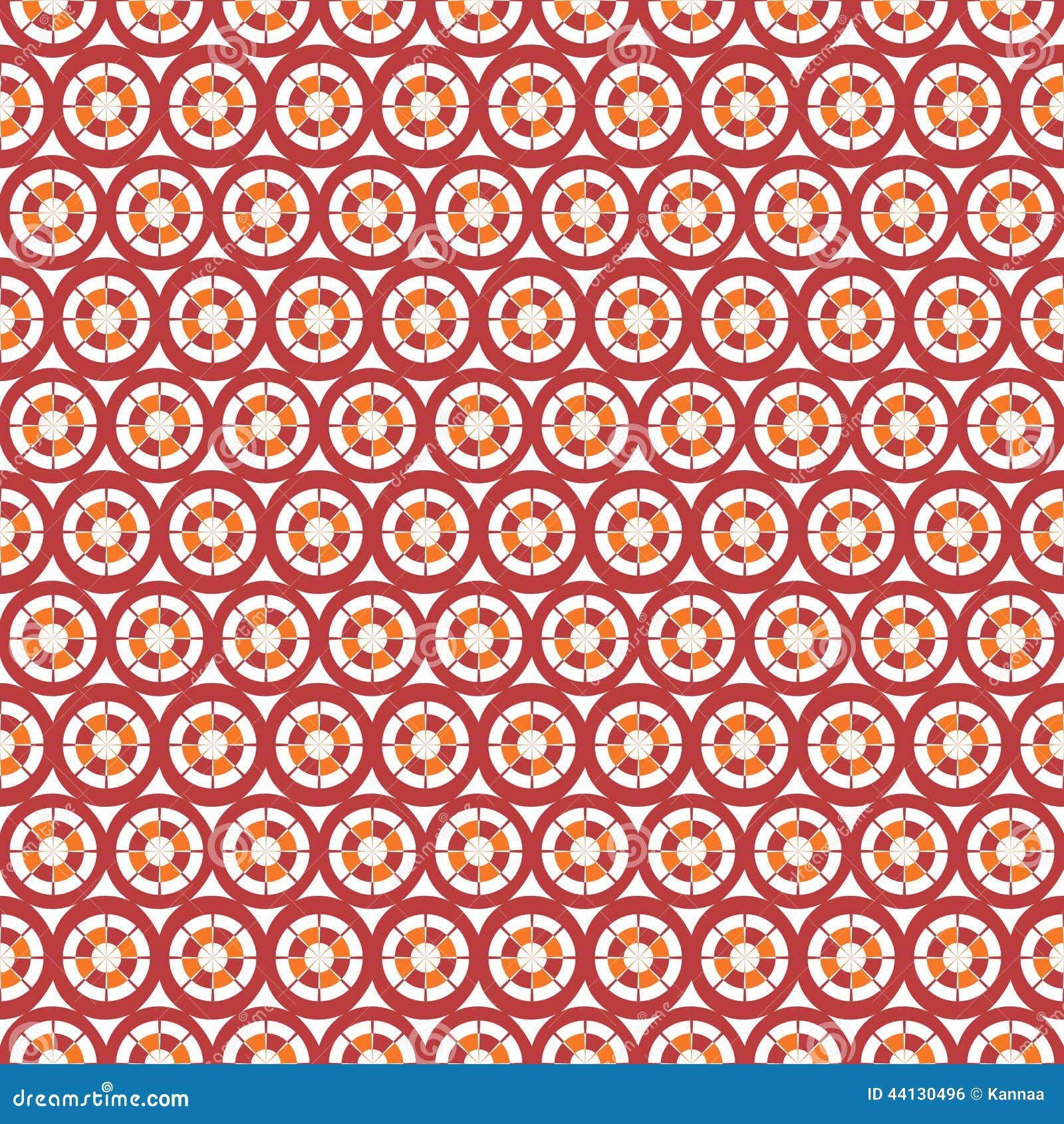 Abstract Vector Seamless Circle and Line Pattern Stock Vector ...