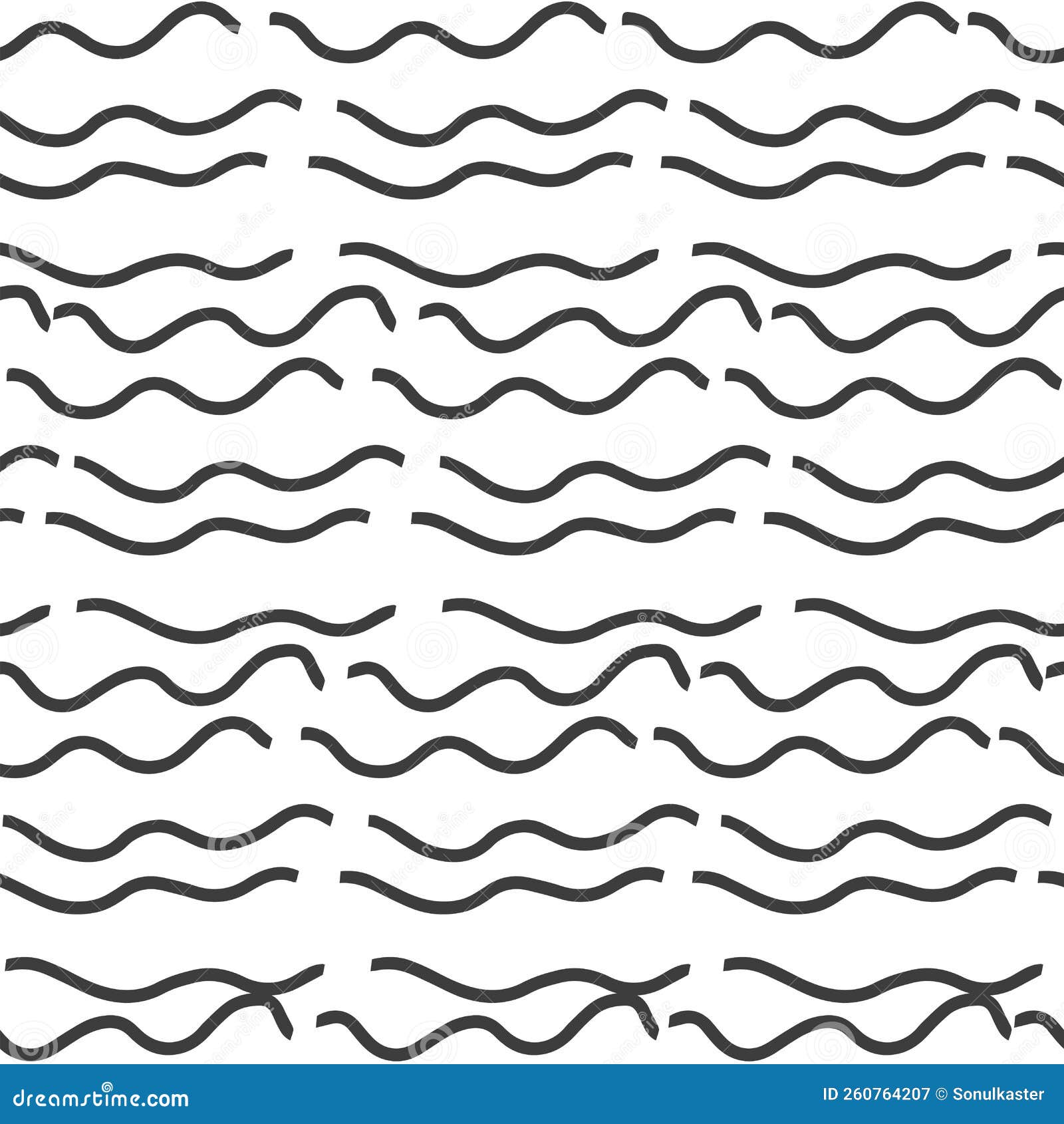 Abstract Vector Seamless Pattern. Black Lines Texture Background. Stock ...