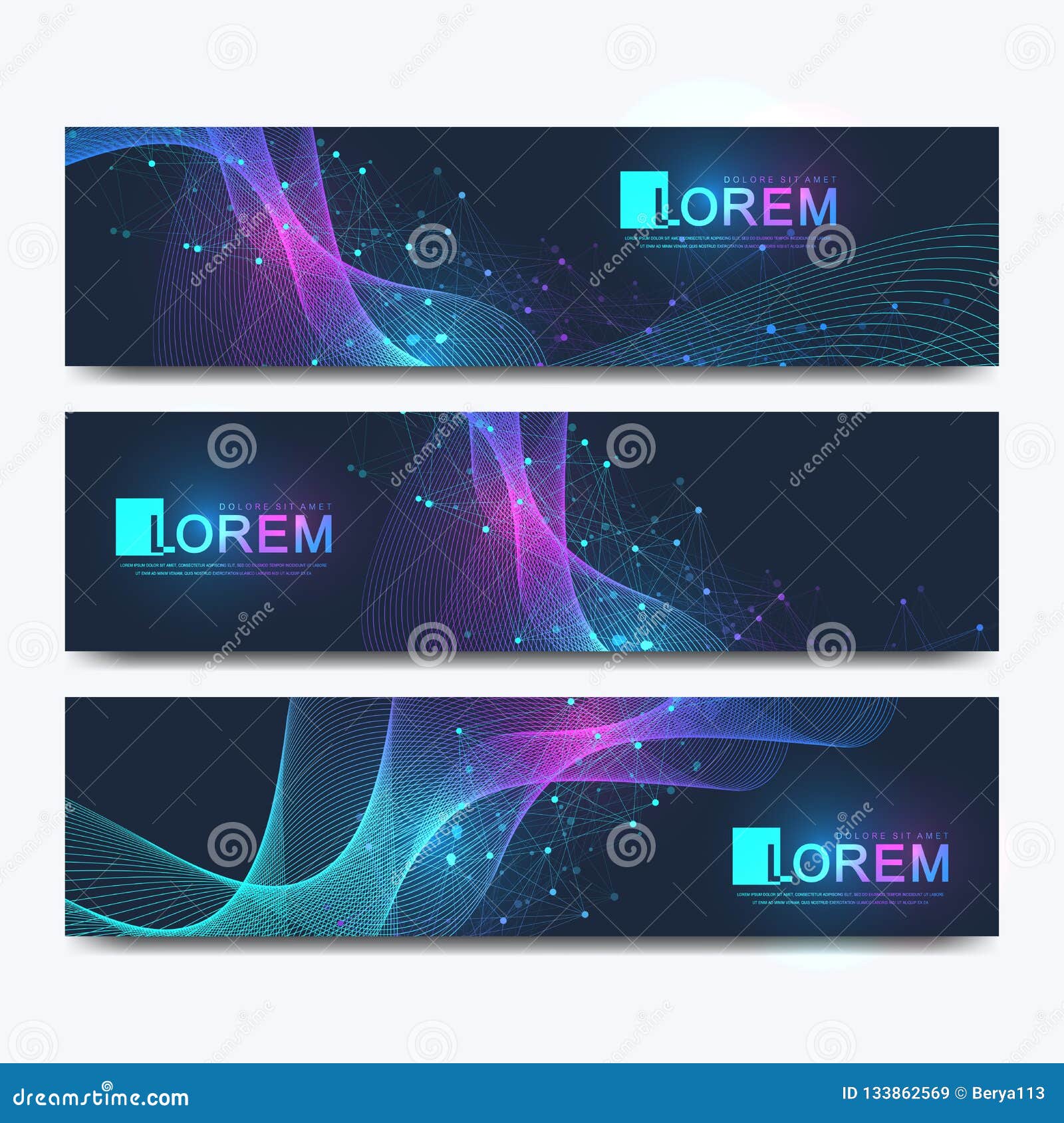 Cybernetics Abstract Digital Banner Yellow Background Royalty-Free ...