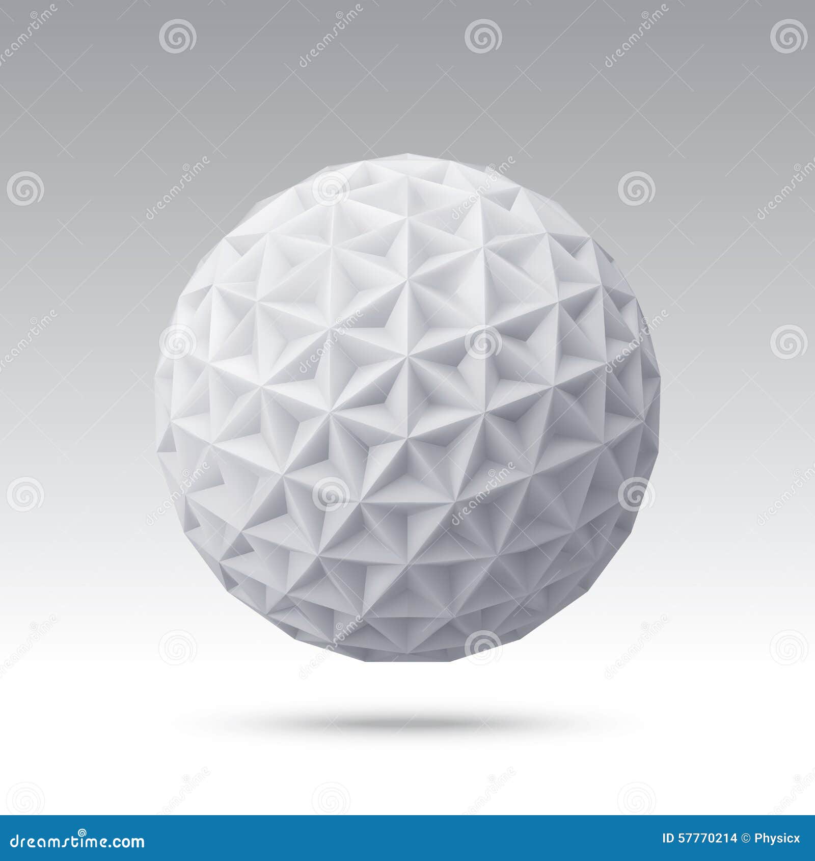 Sphere, Faces, Edges, Vertices Geometric Figures Set Isolated On A ...