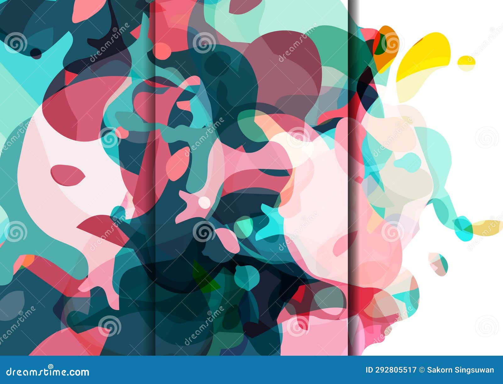 Abstract Vector Liquid and Splatter Gradient Color Background ...