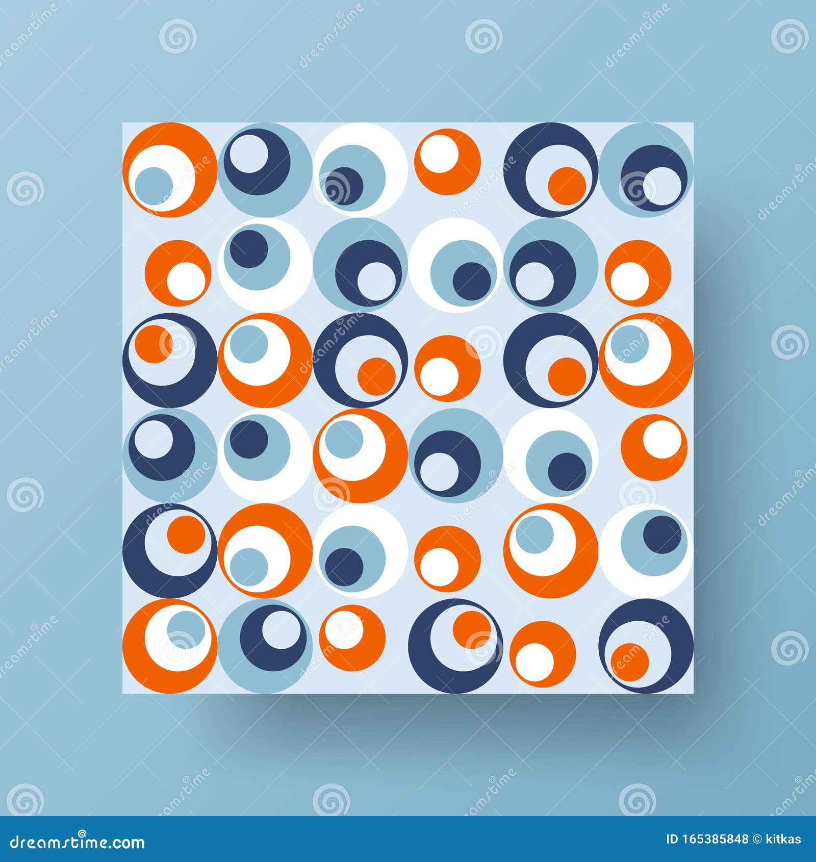 Abstract Vector Square Geometric Illustration Design Layout Mock Up ...