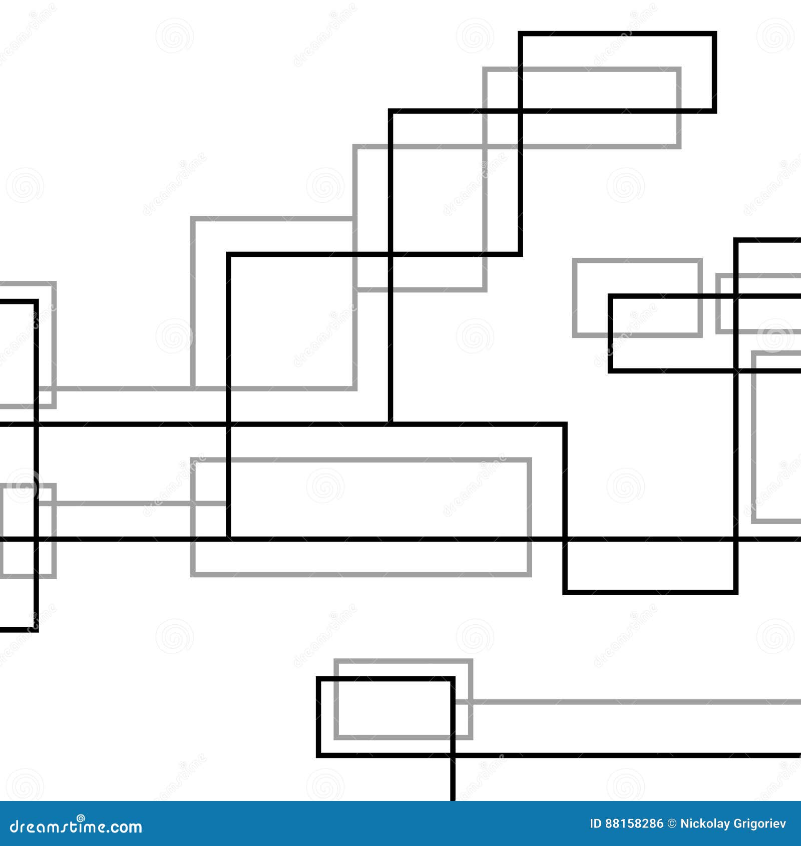 Abstract vector square stock vector. Illustration of modern - 88158286