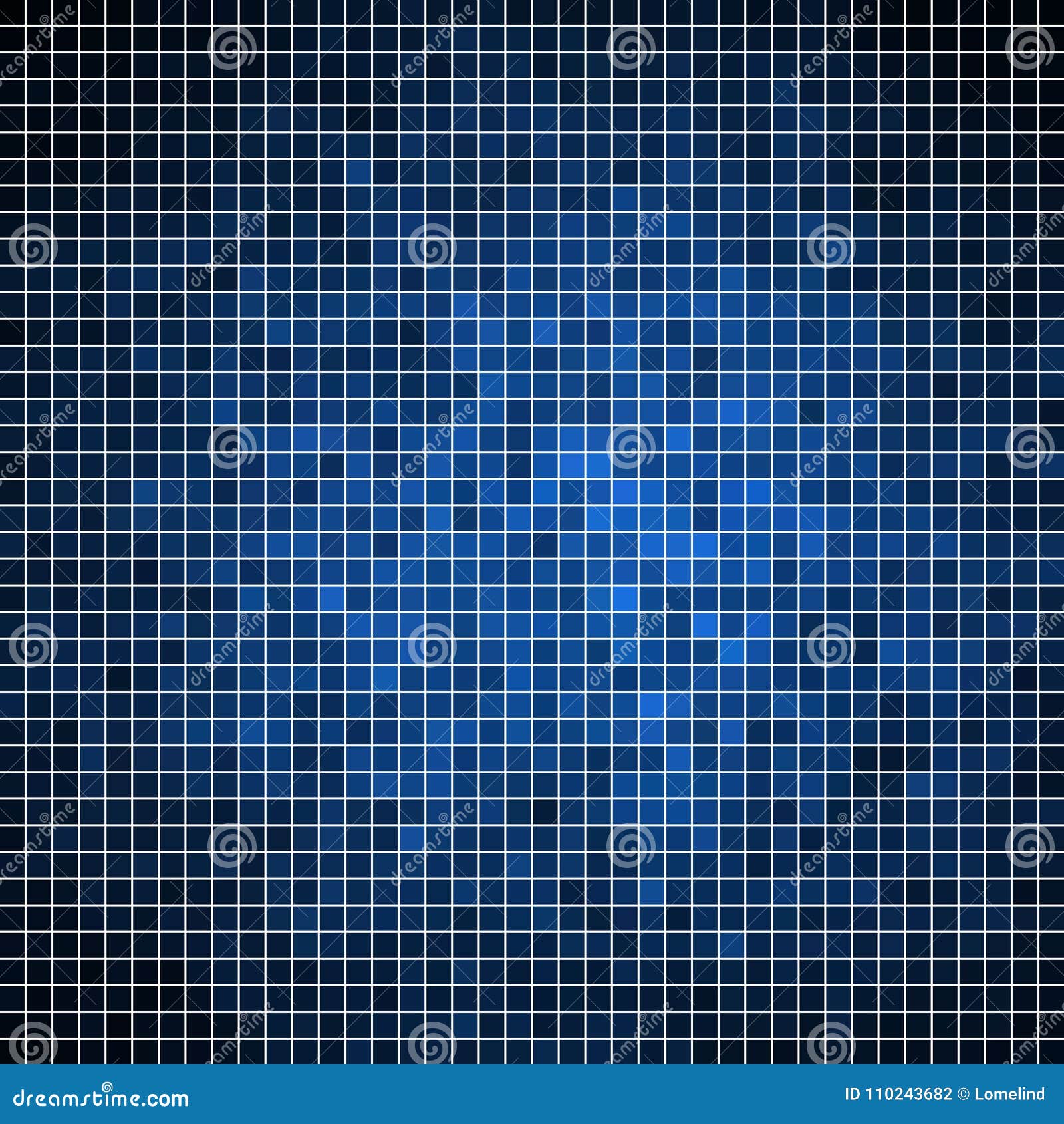 Vector Square Pixel Mosaic Background Stock Illustration - Illustration ...