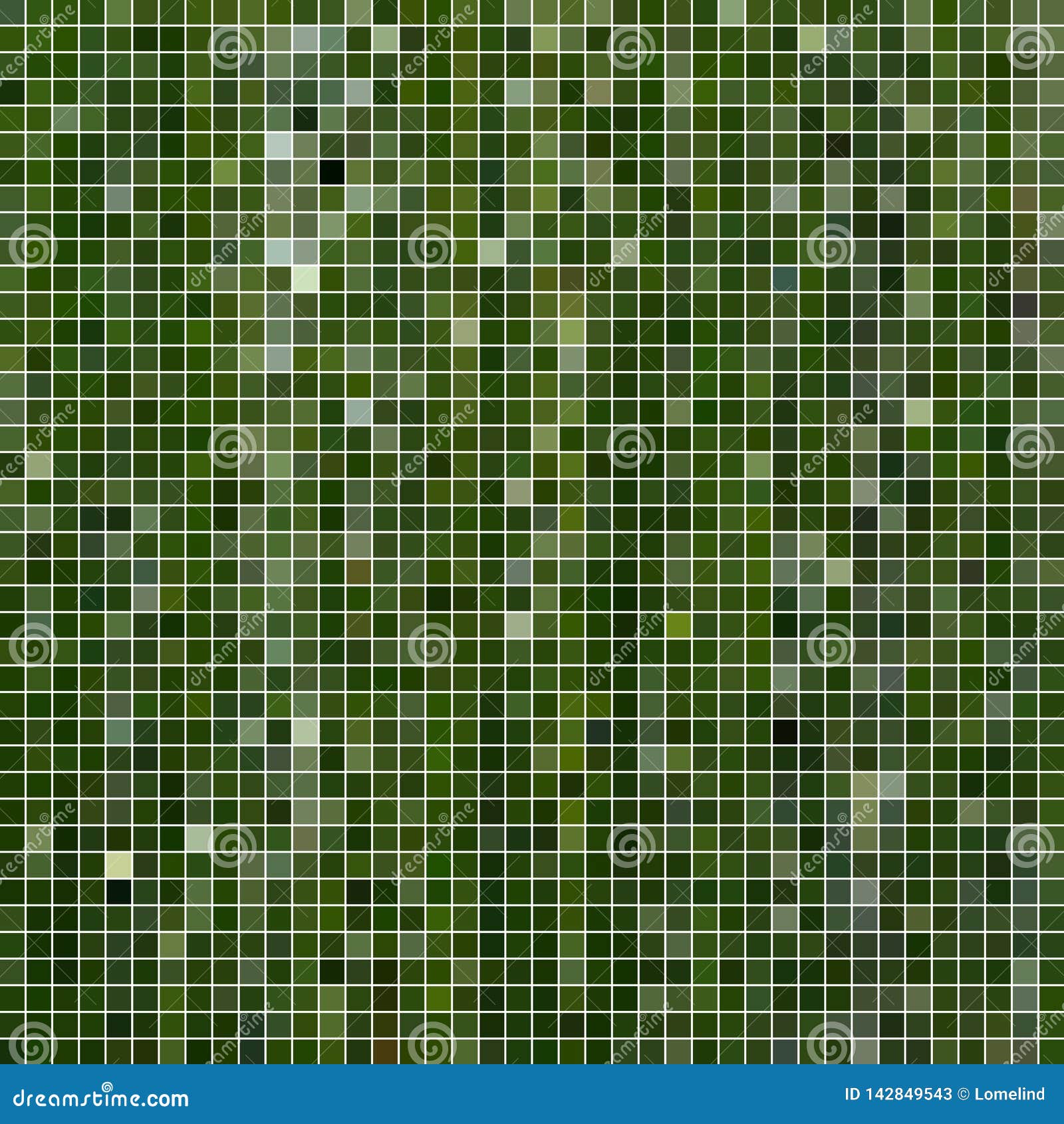 Abstract Vector Square Pixel Mosaic Background Stock Illustration ...