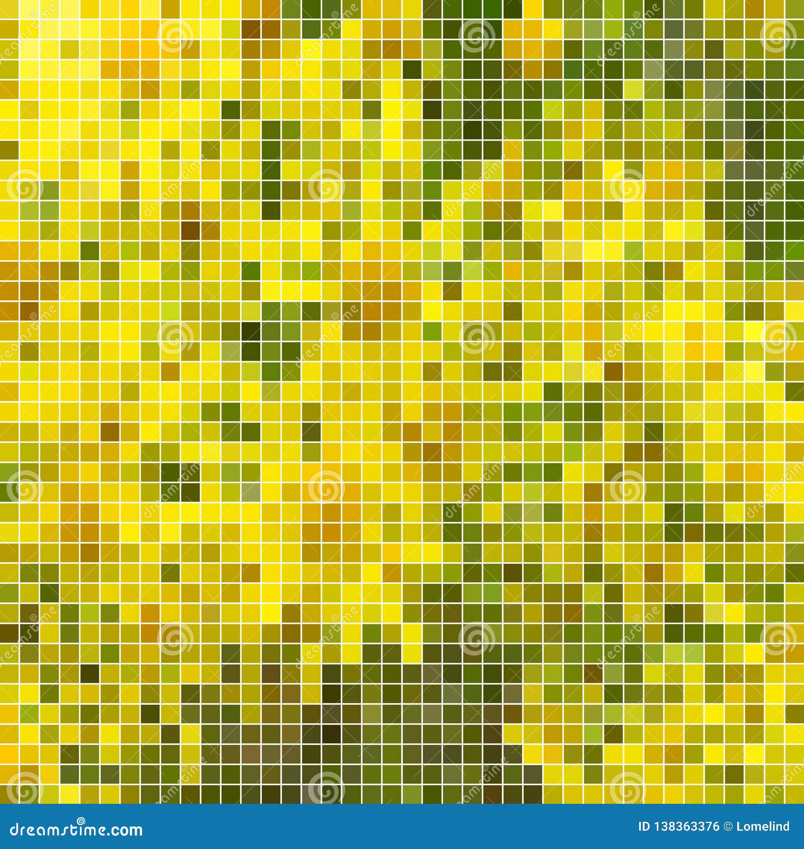 Abstract Vector Square Pixel Mosaic Background Stock Illustration ...