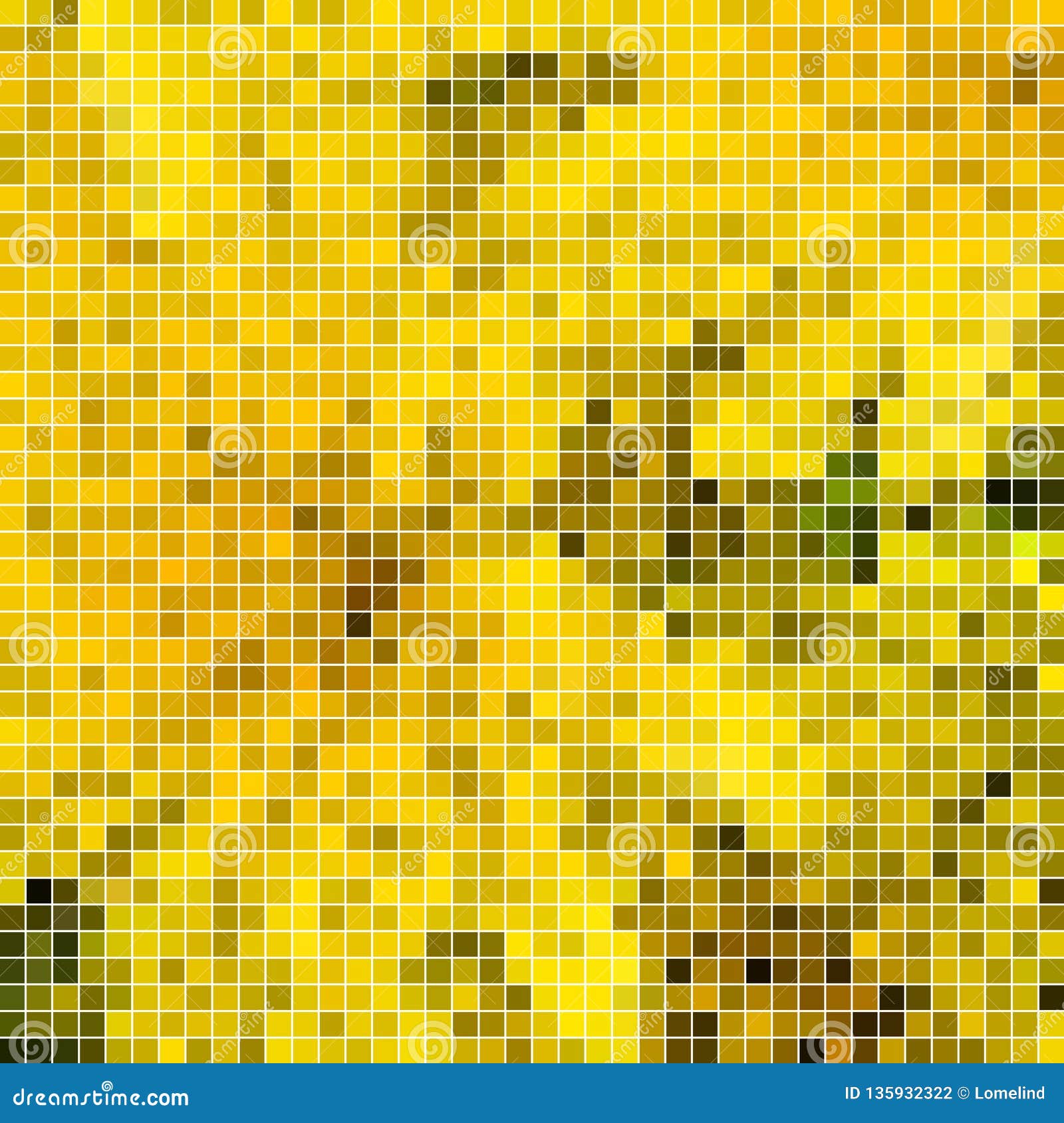 Abstract Vector Square Pixel Mosaic Background Stock Illustration ...