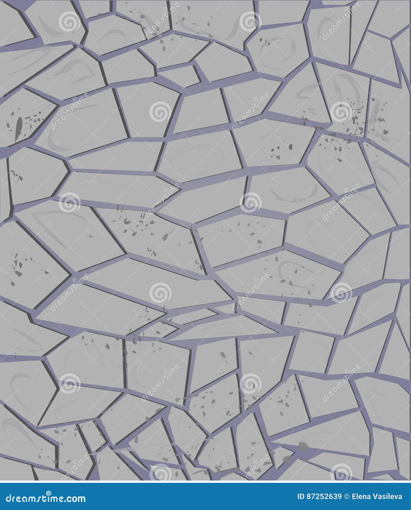 Abstract Vector Stone Wall, Grey Texture, Background Stock Vector ...