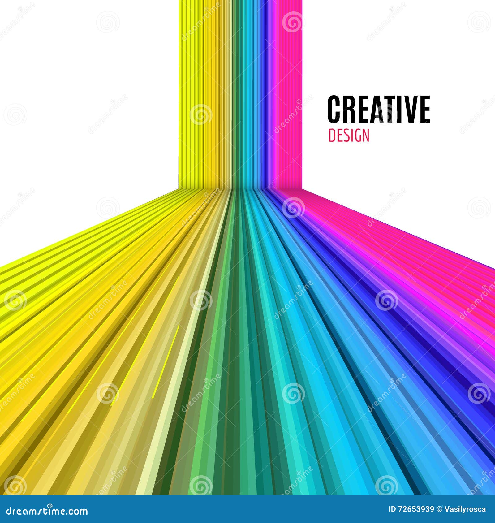 Abstract Vector Straight Lines Background. Colorful Modern Design ...