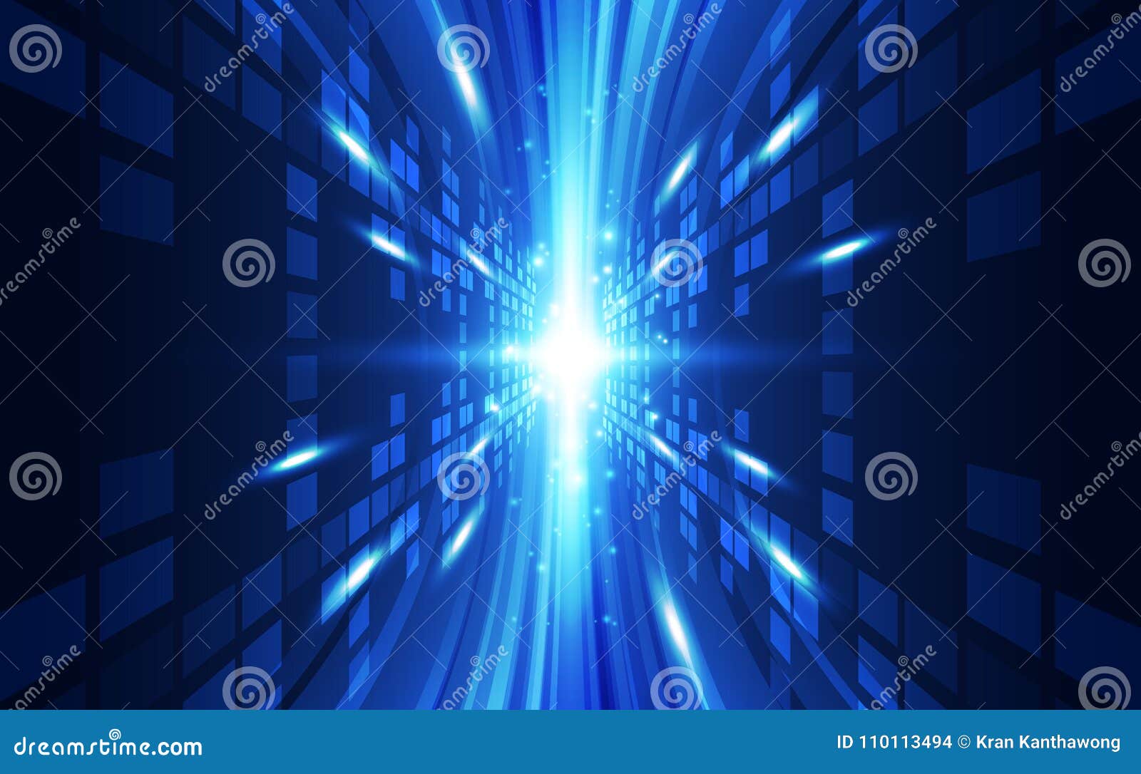 Abstract Vector Super High Speed Digital Technology Concept. Background ...