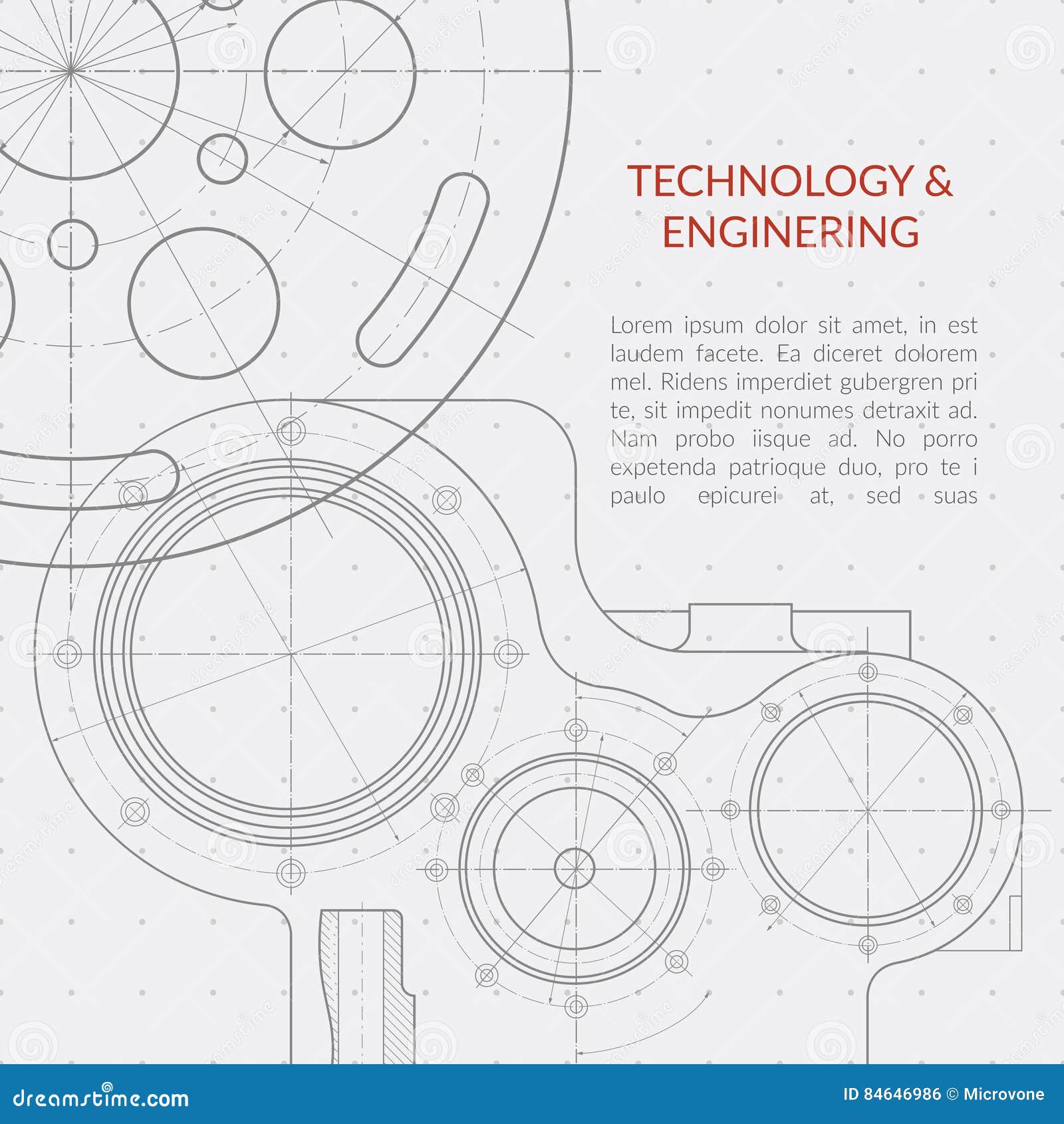 Abstract Vector Technology and Engineering Background with Technical ...