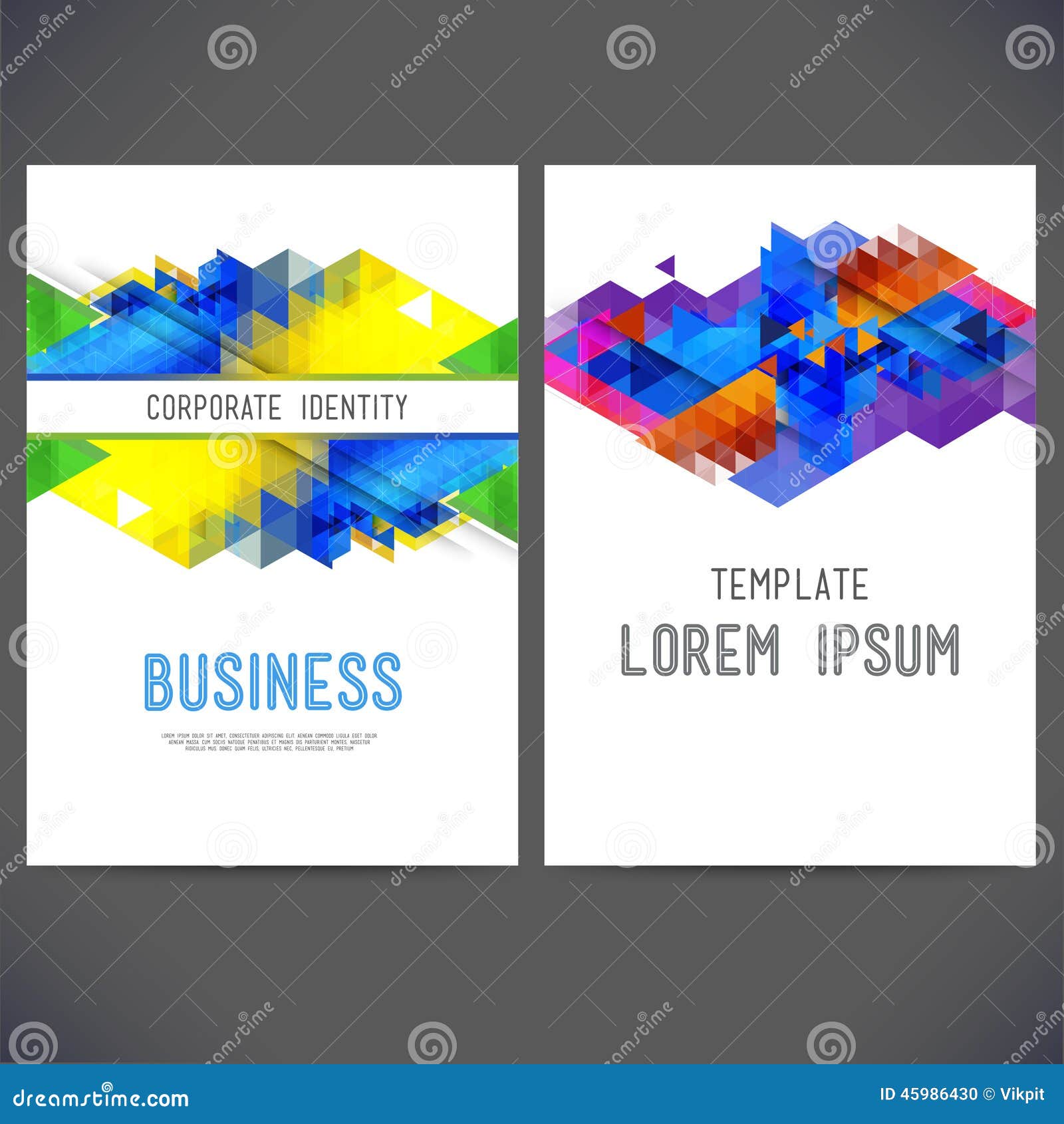Abstract Vector Template Design, Brochure Stock Vector - Illustration ...
