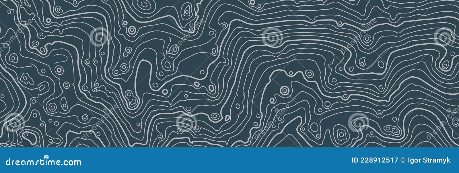 Abstract Vector Topographic Map in Dark Colors Stock Vector ...