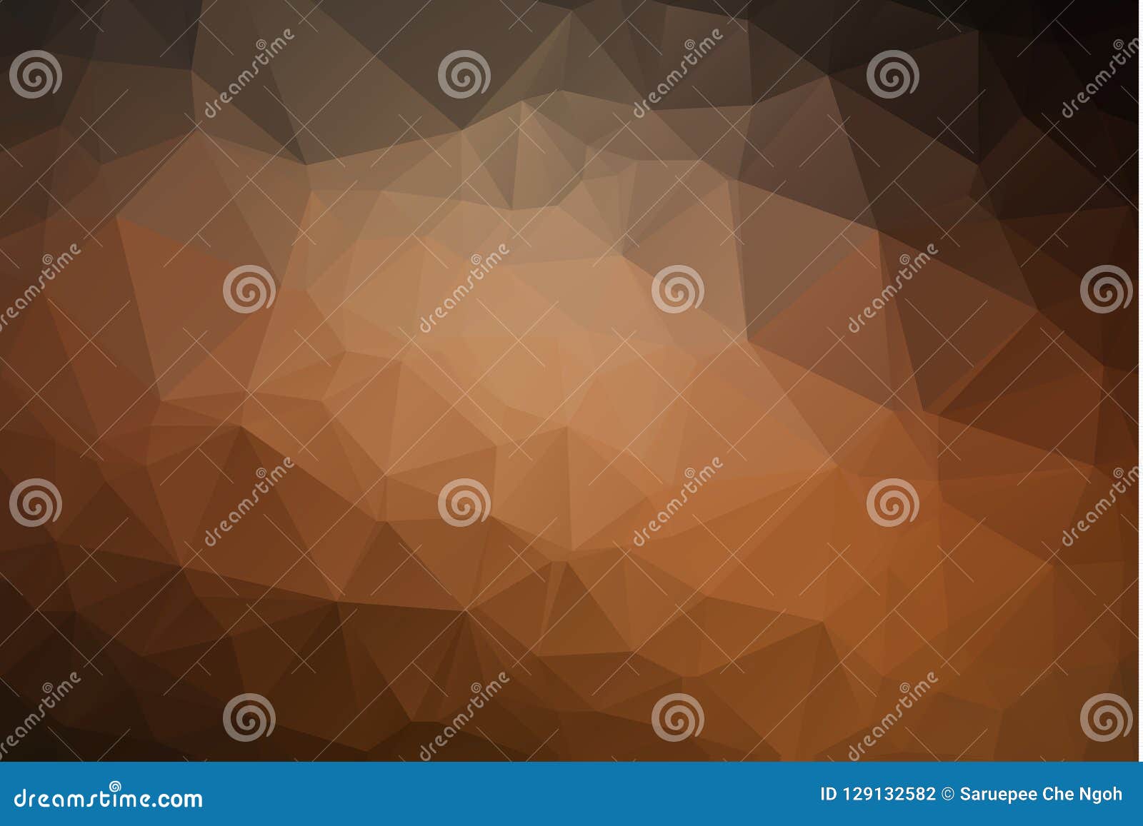 Abstract Vector Trendy Orange Triangular Pattern. Modern Polygonal ...