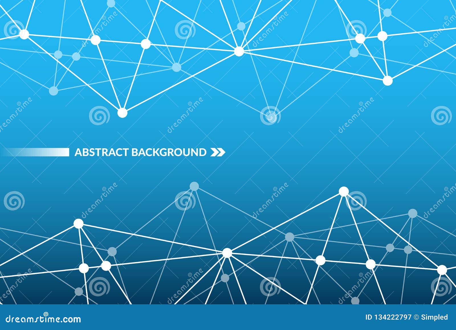 Abstract Vector Triangle Background. Polygonal Network Pattern ...