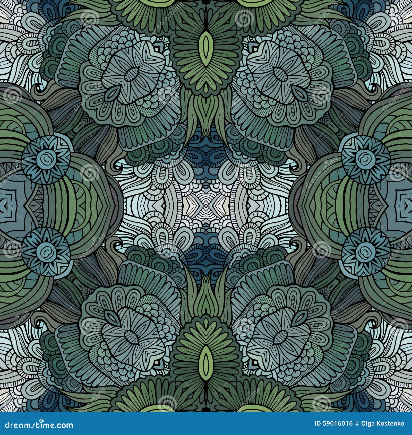 Abstract Vector Tribal Ethnic Background Stock Vector - Illustration of ...