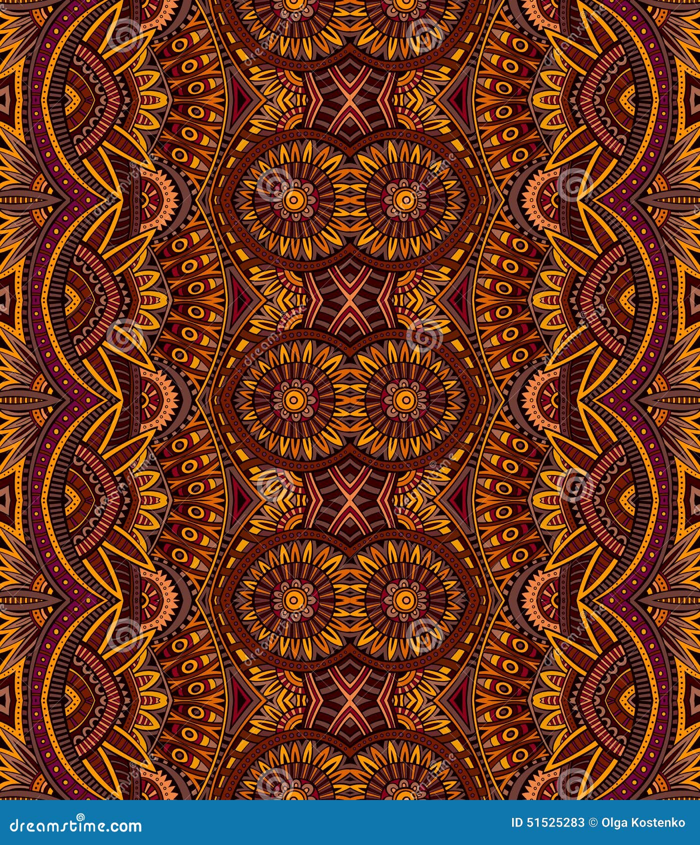 Abstract Vector Tribal Ethnic Background Stock Vector - Illustration of ...