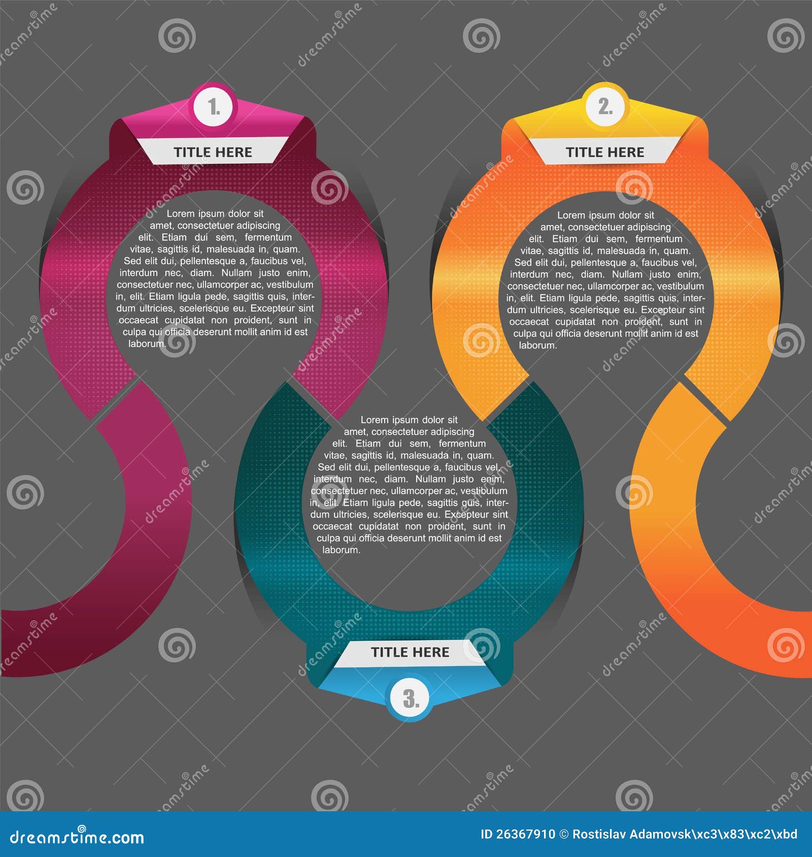 Abstract Vector Triple Scheme Background Stock Vector - Illustration of ...