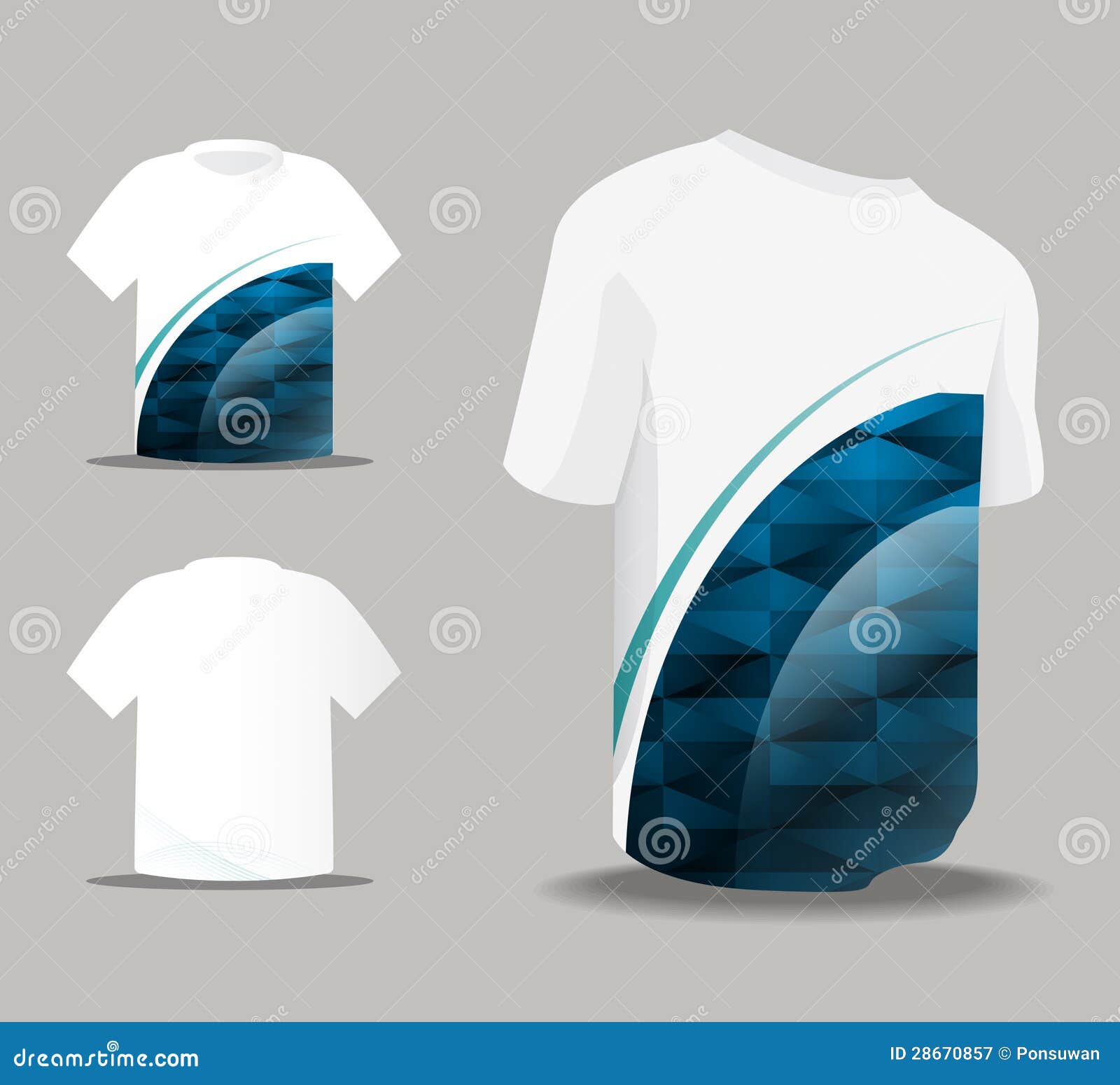 Abstract Vector Uniform T-shirt Design Stock Vector - Illustration of ...