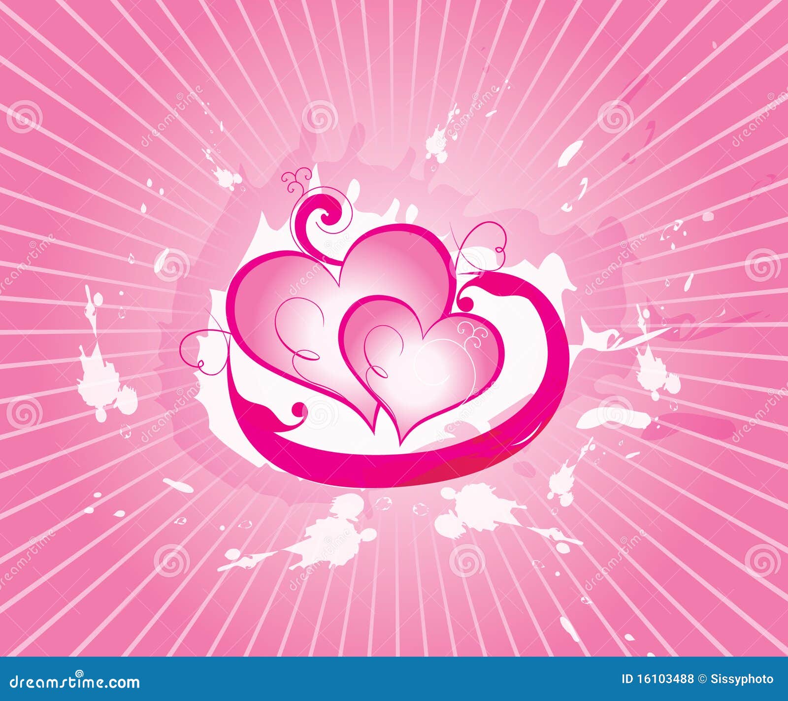 Abstract vector valentine stock vector. Illustration of beautiful ...