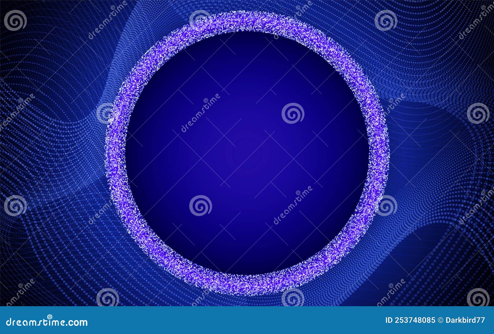 Abstract Vector Wave Blue Wave Dynamic Background Illustration with ...