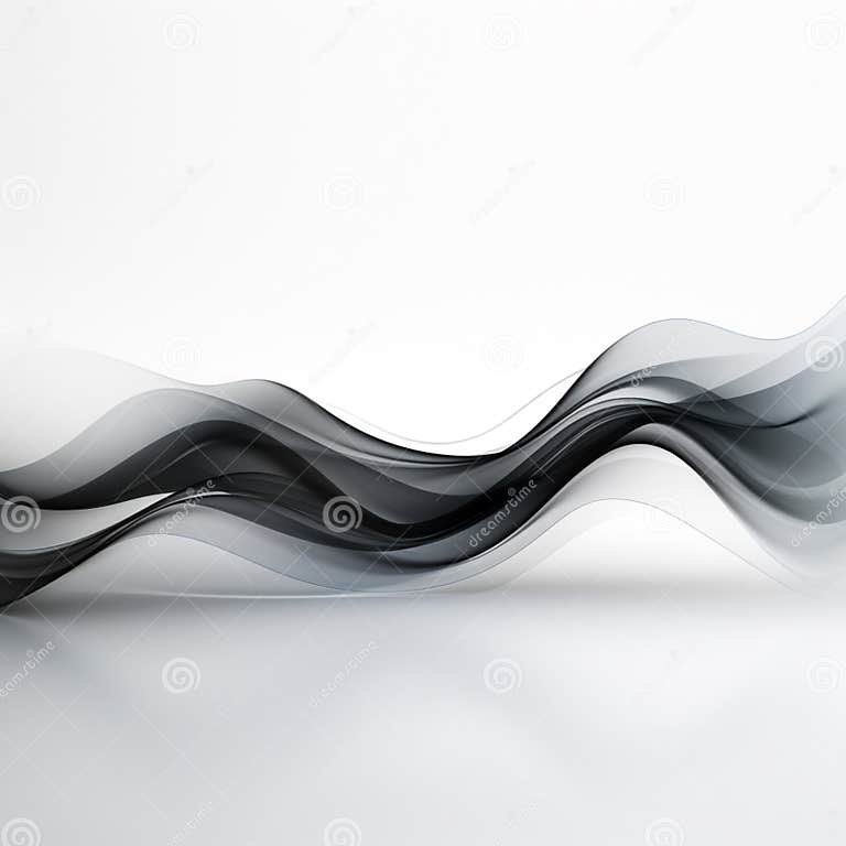 Abstract Vector Wavy Lines Flowing Smooth Curves Stock Illustration - Illustration of motion ...