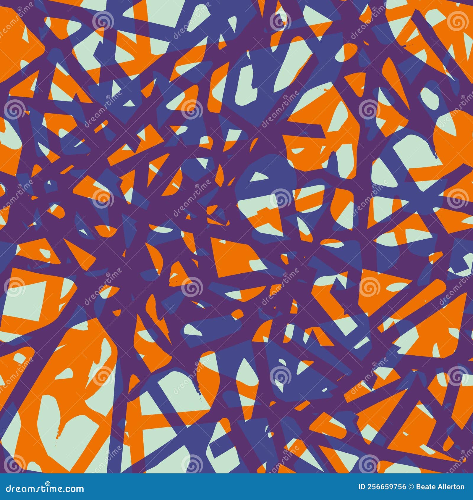 Abstract Vector Weave Irregular Grid. Seamless Pattern Background Stock ...