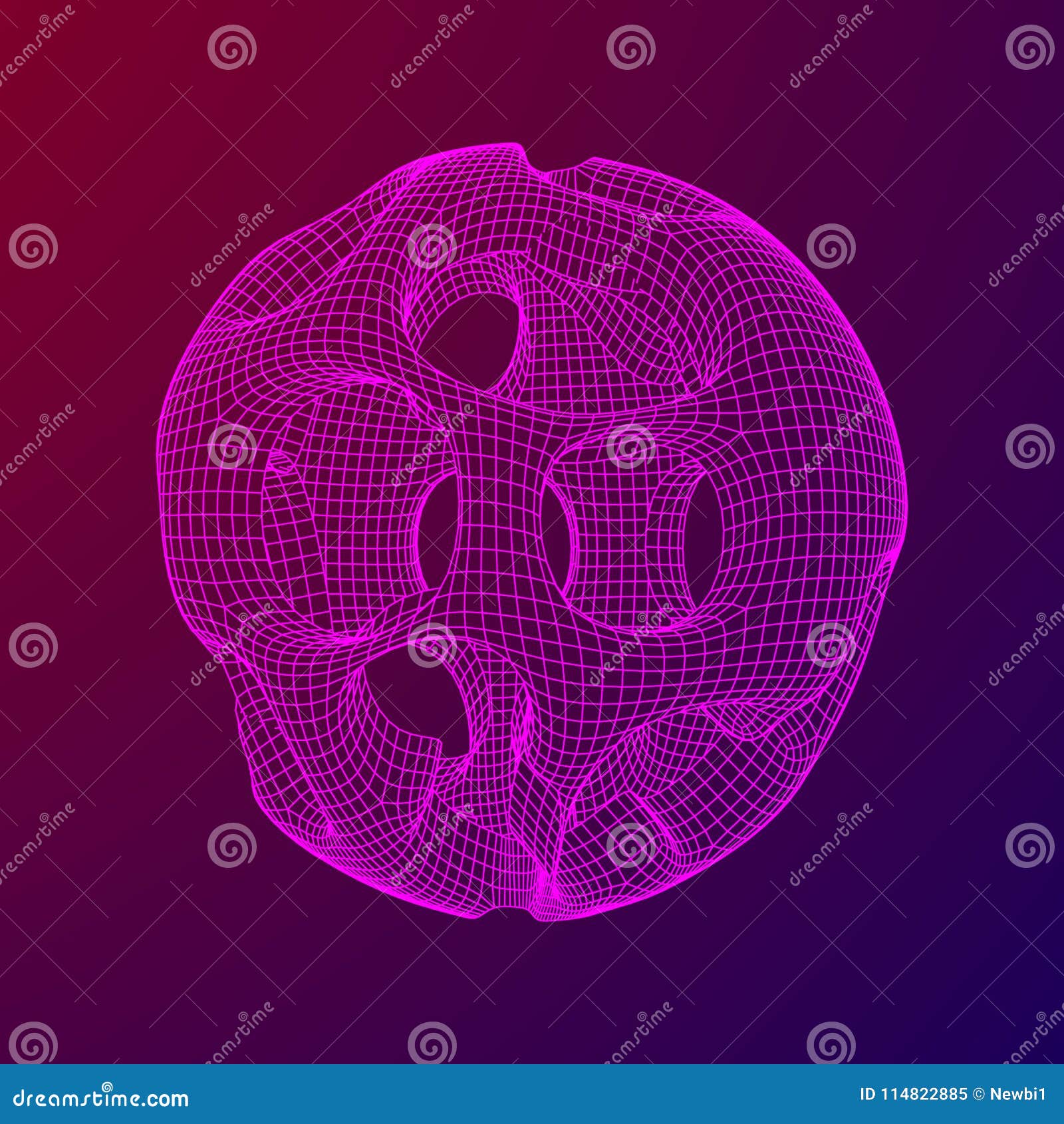 Abstract Vector Wireframe Sphere Stock Vector - Illustration of galaxy ...