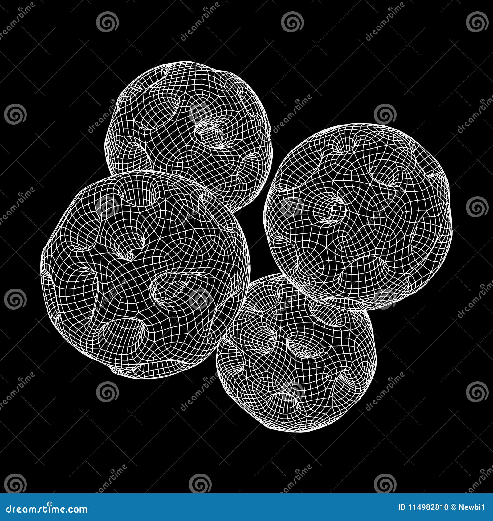 Abstract Vector Wireframe Sphere Stock Vector - Illustration of ...