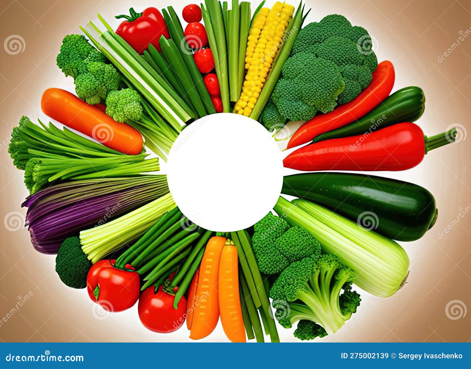 Abstract Vegetables Illustration. Stock Illustration - Illustration of ...