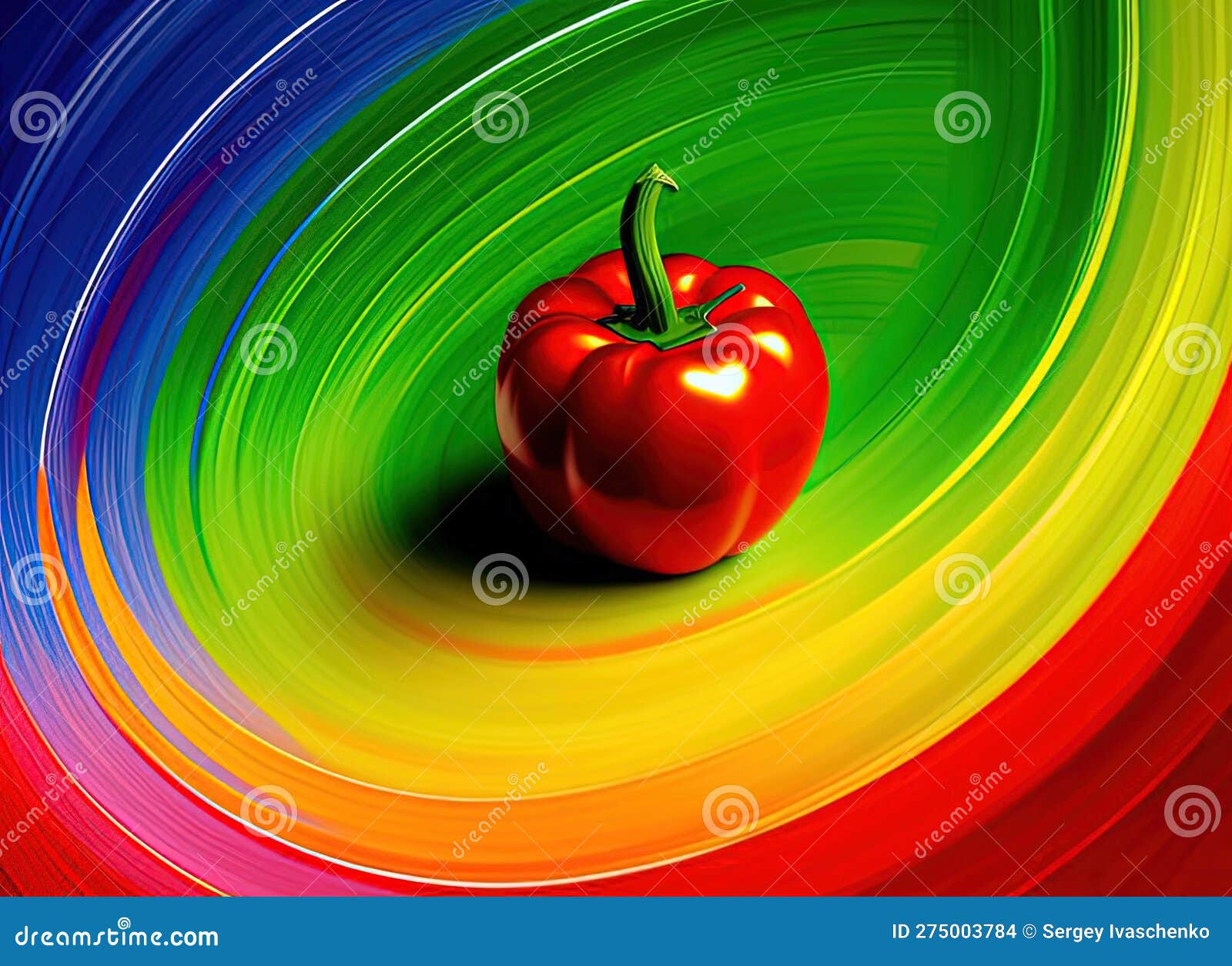 Abstract Vegetables, Illustration. Stock Illustration - Illustration of ...