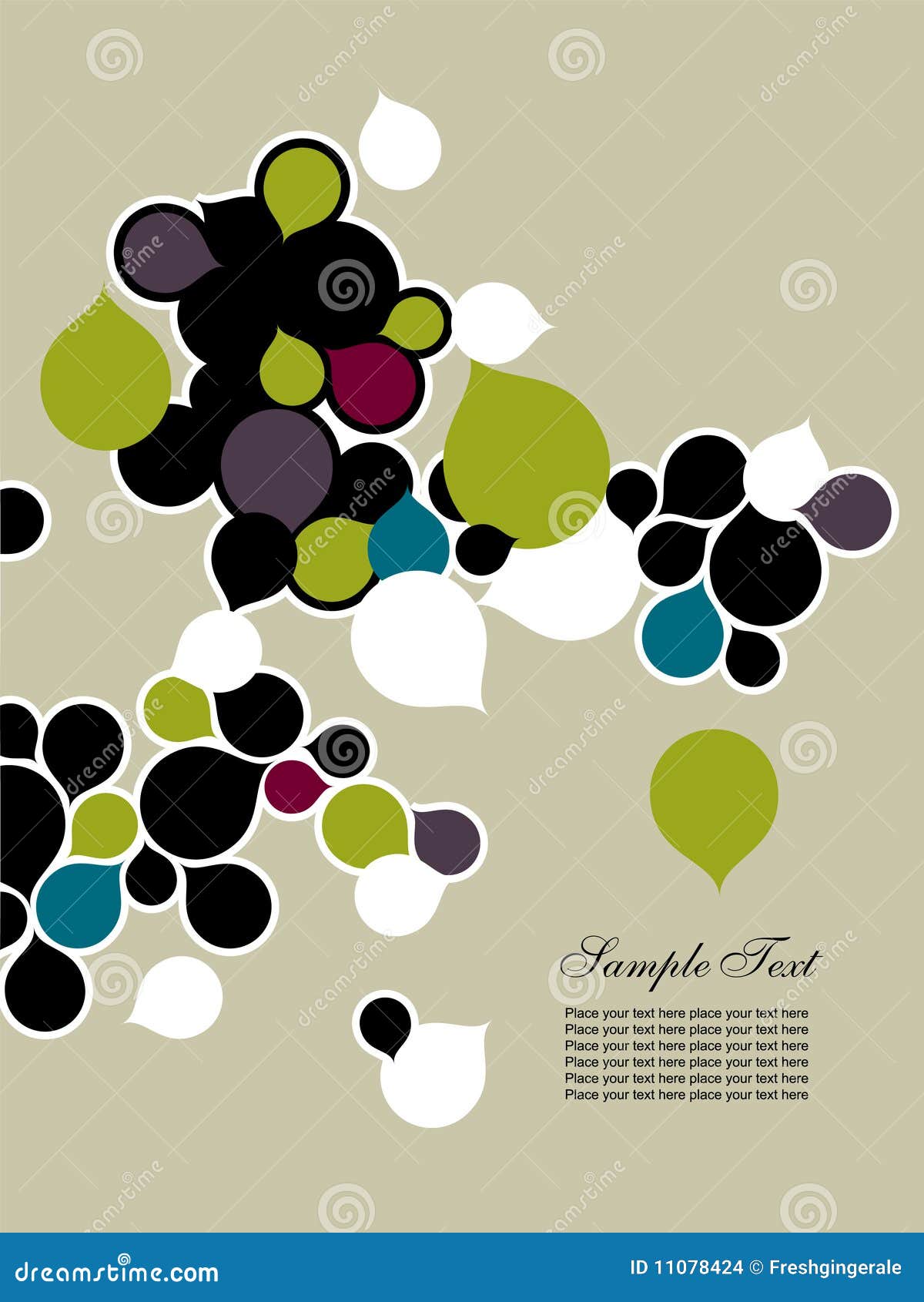 Abstract Vertical Background Stock Vector - Illustration of beautiful ...