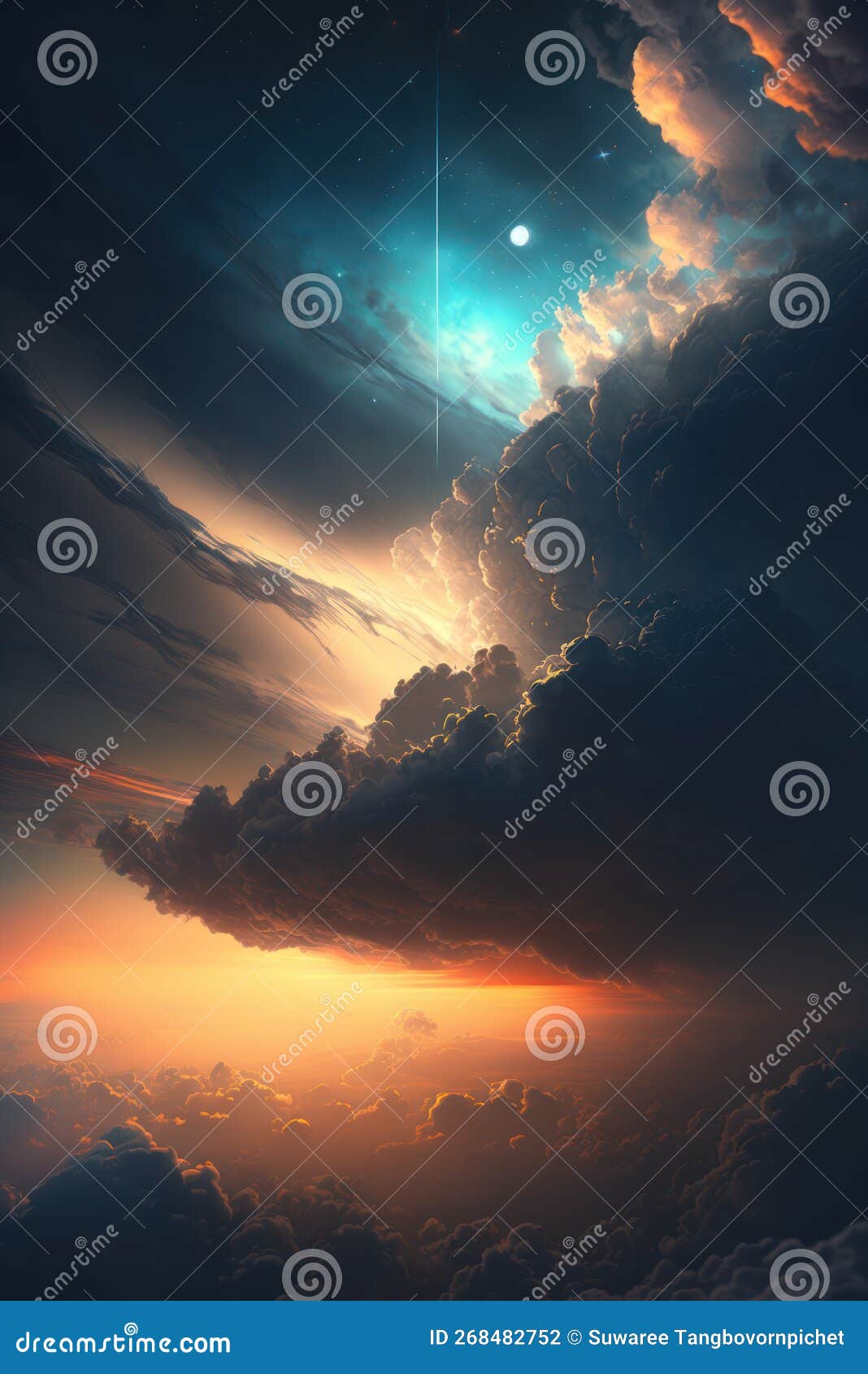 Abstract Vertical Background Colorful Beautiful Background Sky Graphic ...